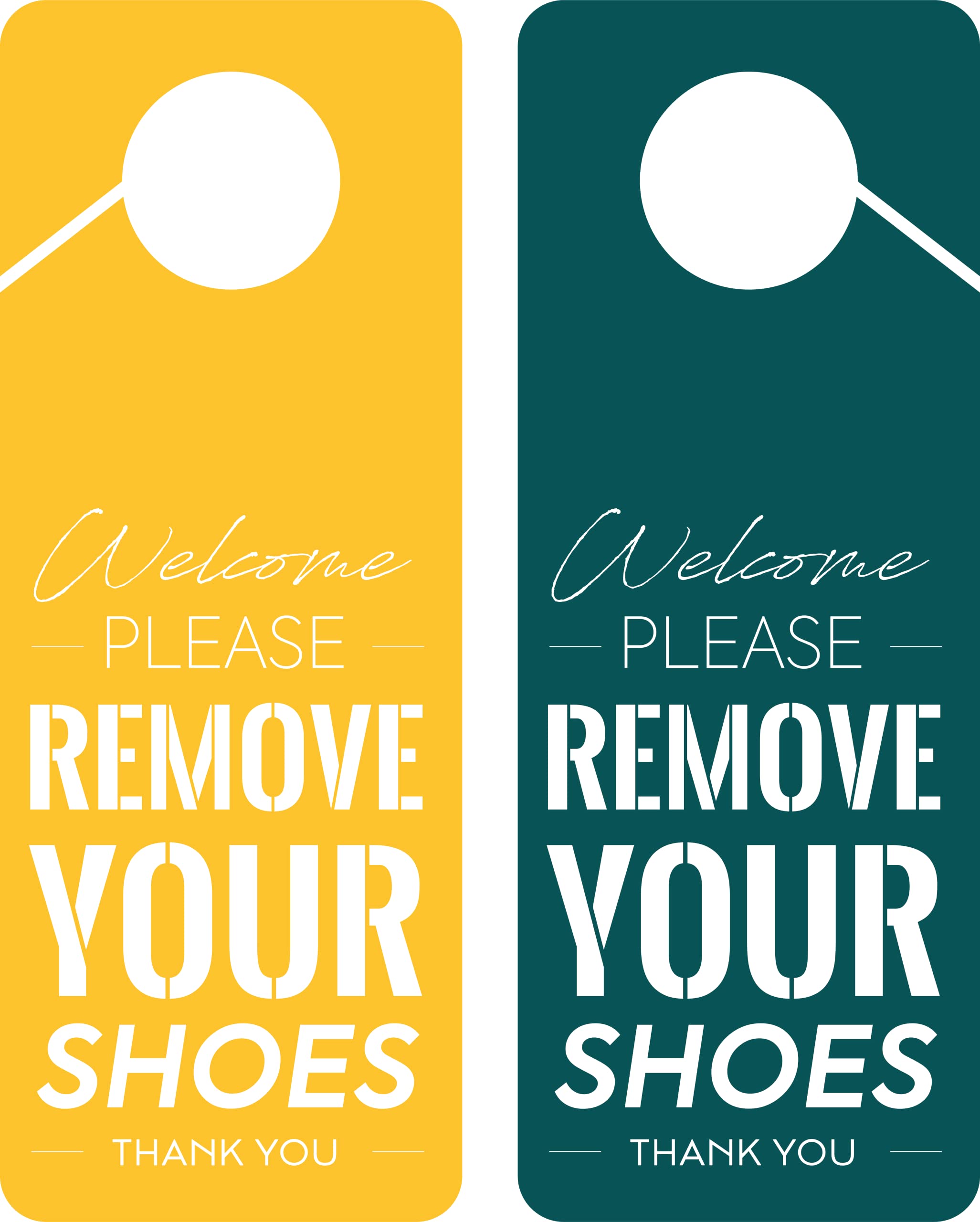 Amazon.com : Welcome, Please Remove Your Shoes Sign - Take Off Your ...