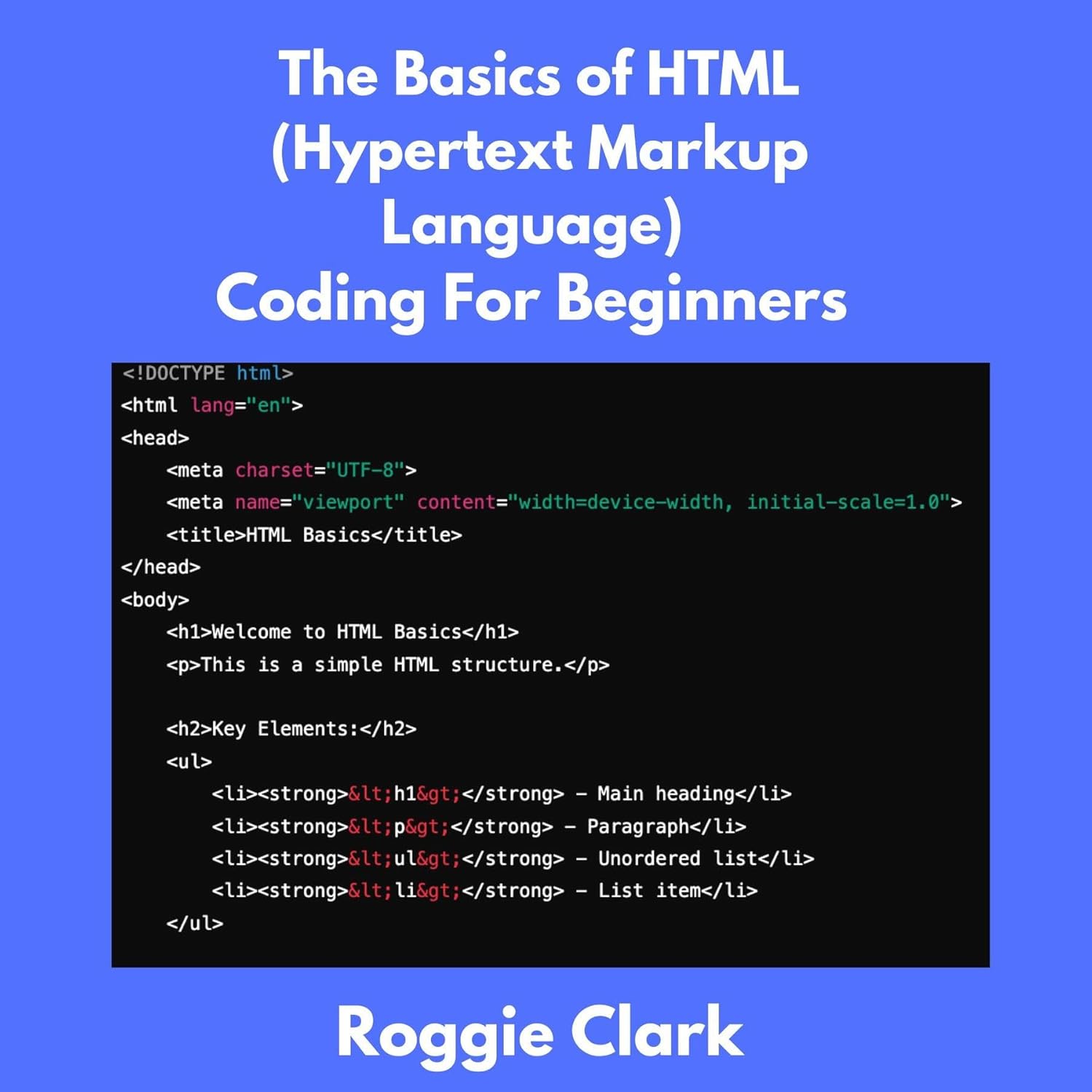 The Basics of HTML (Hypertext Markup Language) Coding For Beginners: Learn Foundational HTML ...