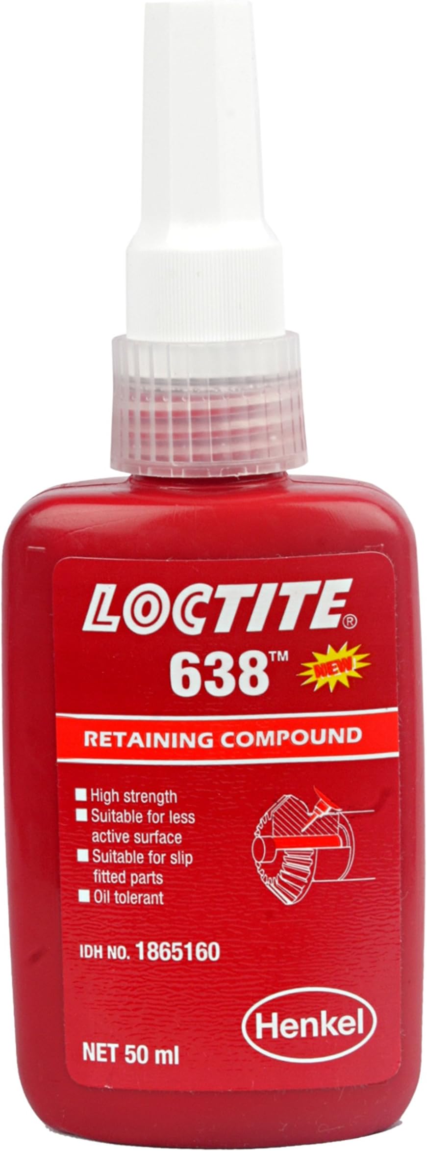 Loctite Threadlocker Red 271 locks, seals threaded fasteners ...