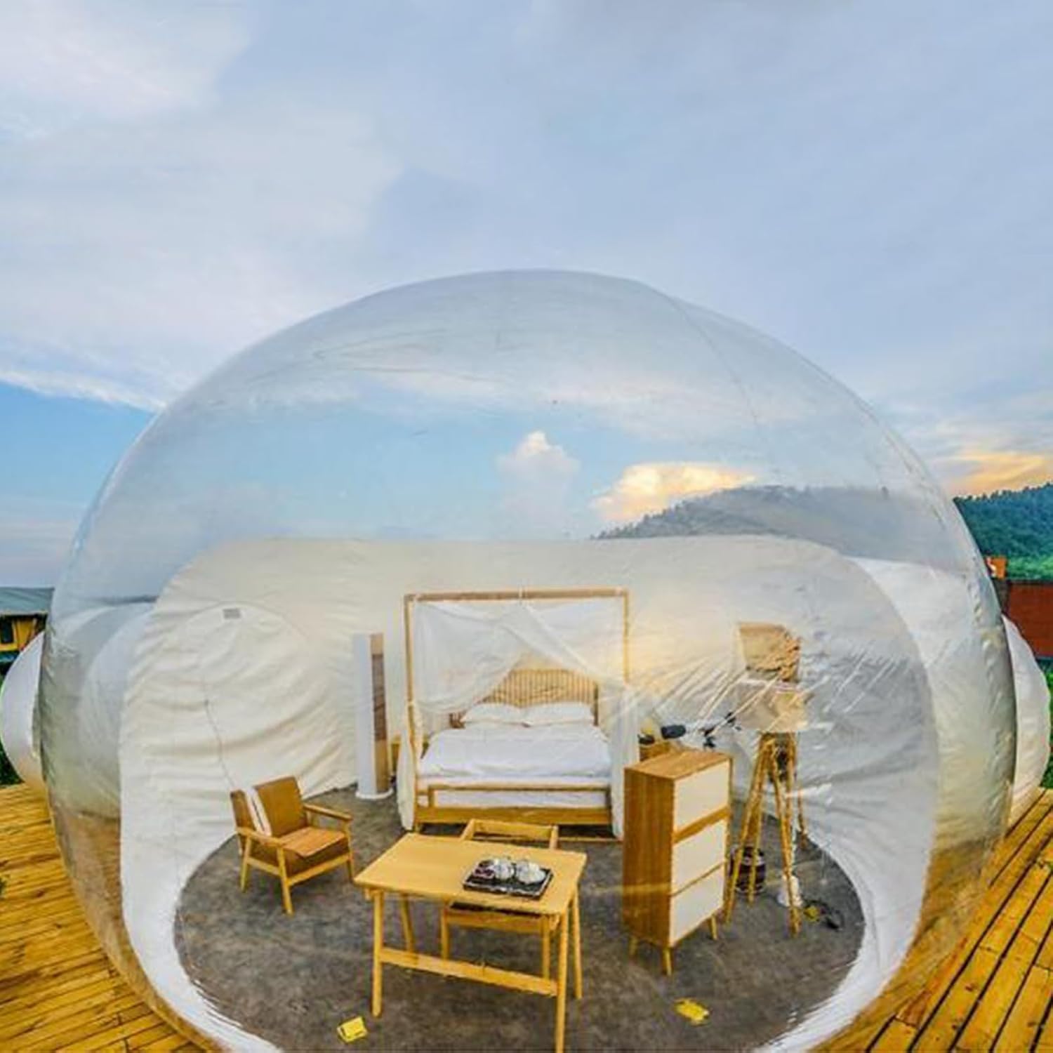 Amazon.com: DHJKCBH Inflatable Bubble Camping Tent Outdoor Bubble Tent ...