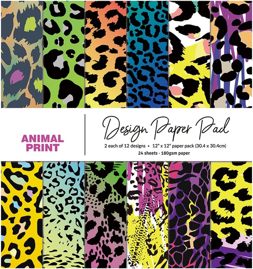 Amazon.com : Scrapbooking Paper 12 x 12 Inch, 24 Sheets Craft Scrapbook ...