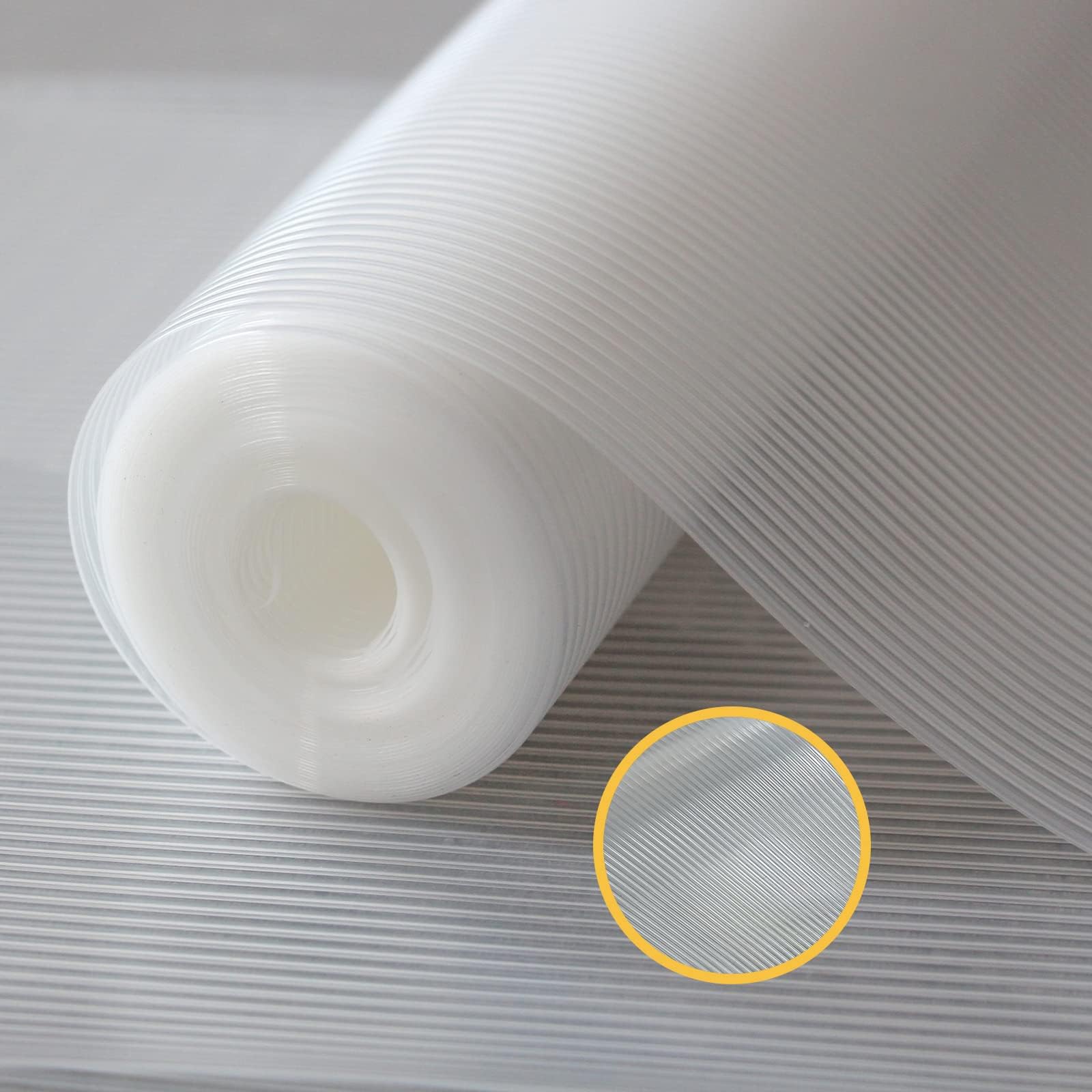 Amazon.com - Plast-O-Mat Ribbed Shelf Liner, Clear, 12" x 25'