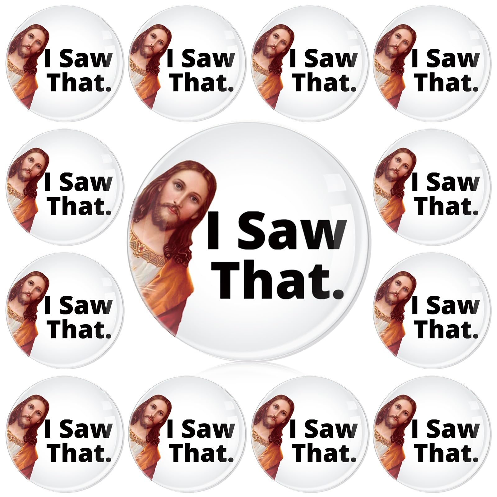 Amazon.com: Relaxweex 15 Sets Christian Magnets Jesus Magnet for Fridge ...