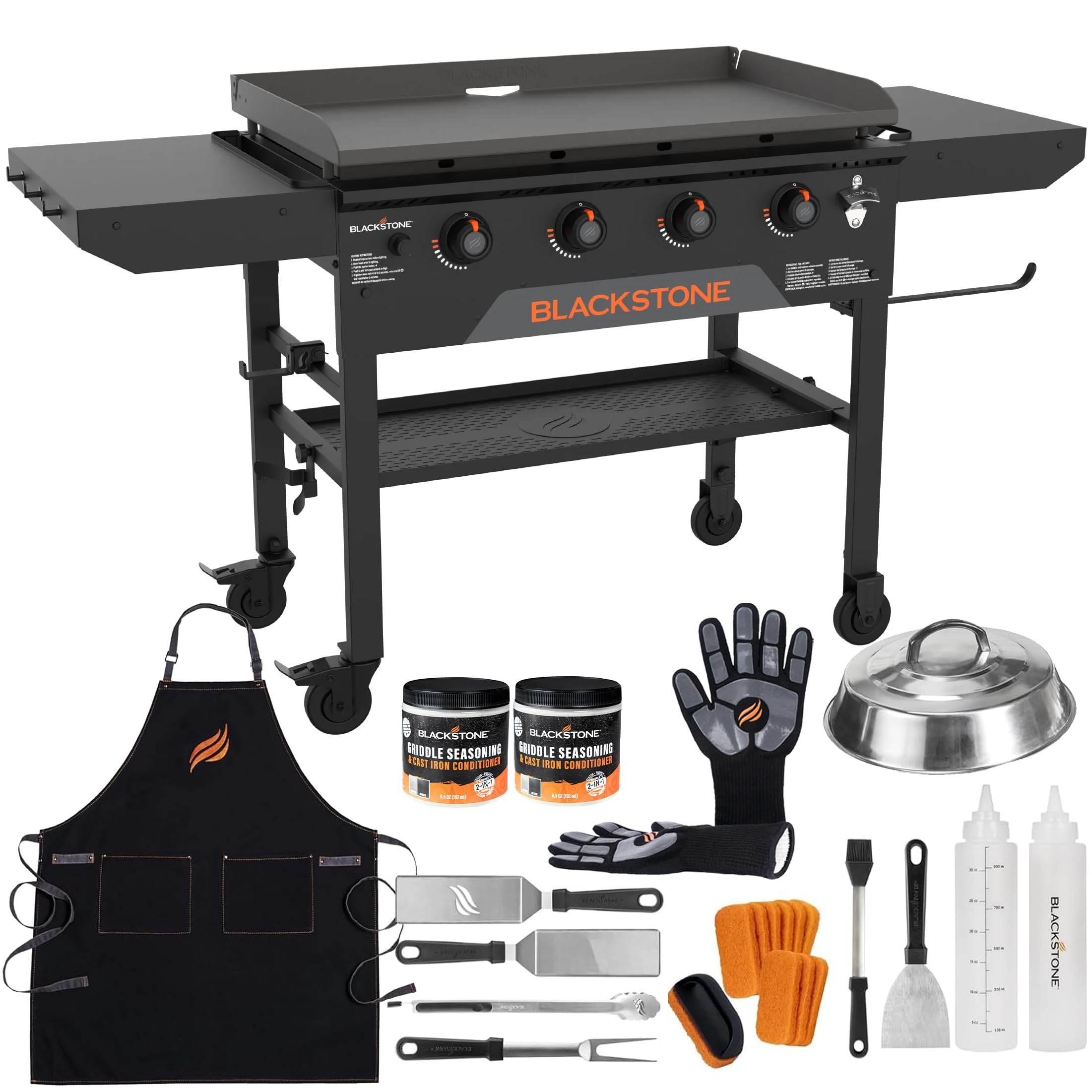 Amazon.com: Blackstone Griddle 36 inch 2210 4 Burner Gas Grill ...