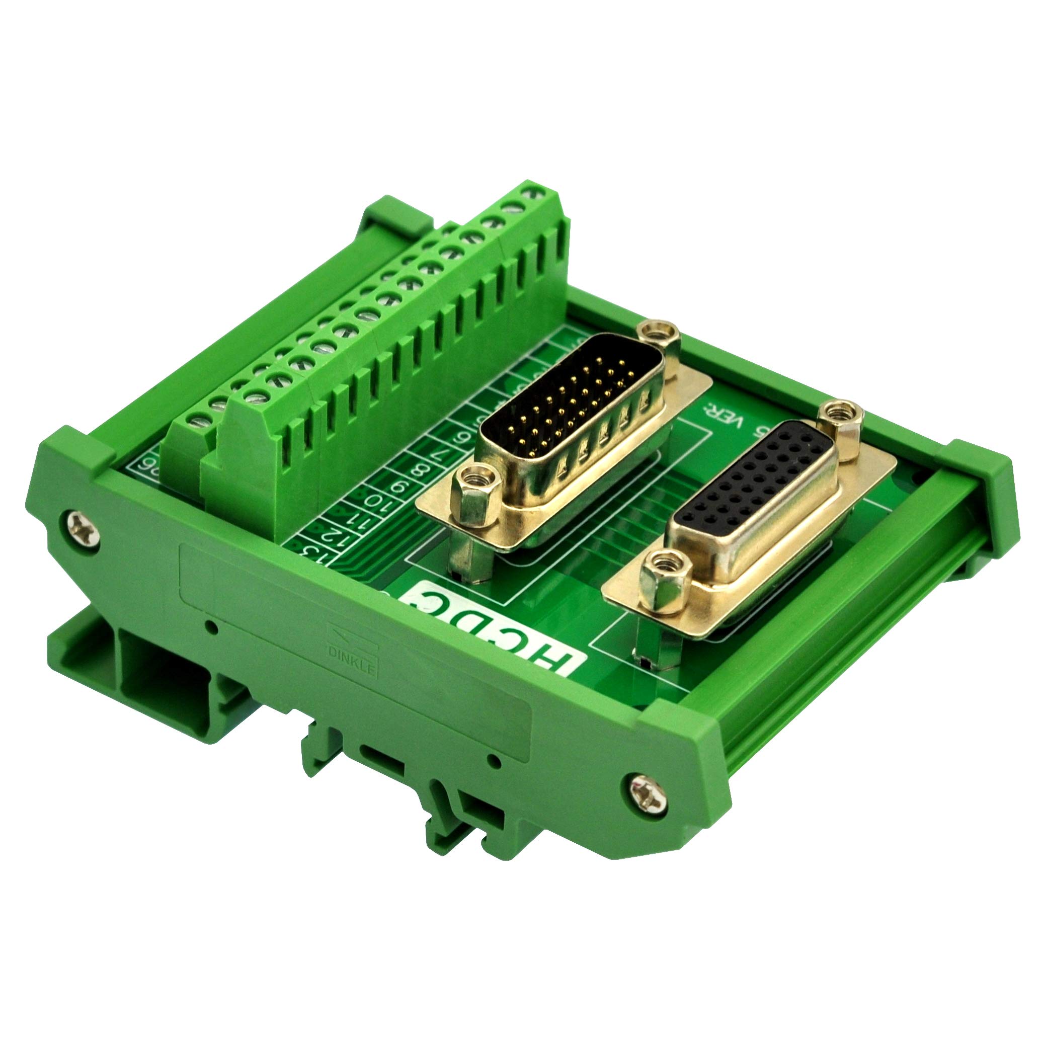 Snapklik.com : DIN Rail Mount D-SUB Male-Female Interface Module ...