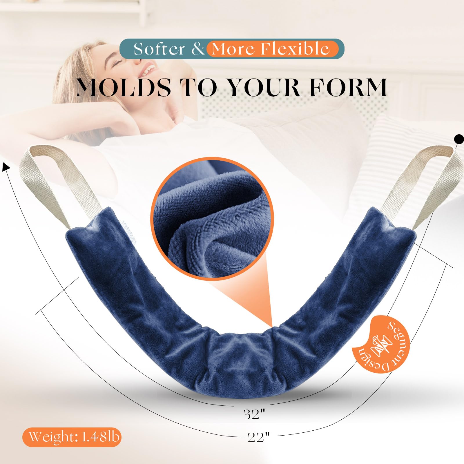 Snapklik.com : Heating Pad For Neck Shoulders And Back Microwavable ...