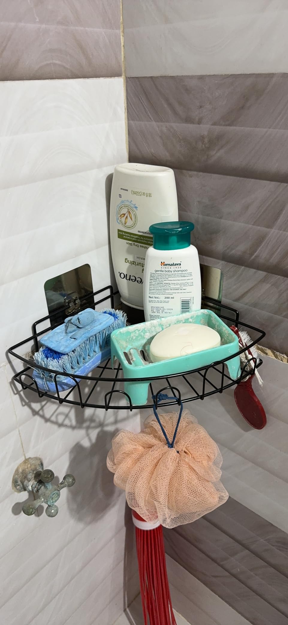 JIALTO® Bathroom Organiser Without Drill Bathroom Rack Self Adhesive ...