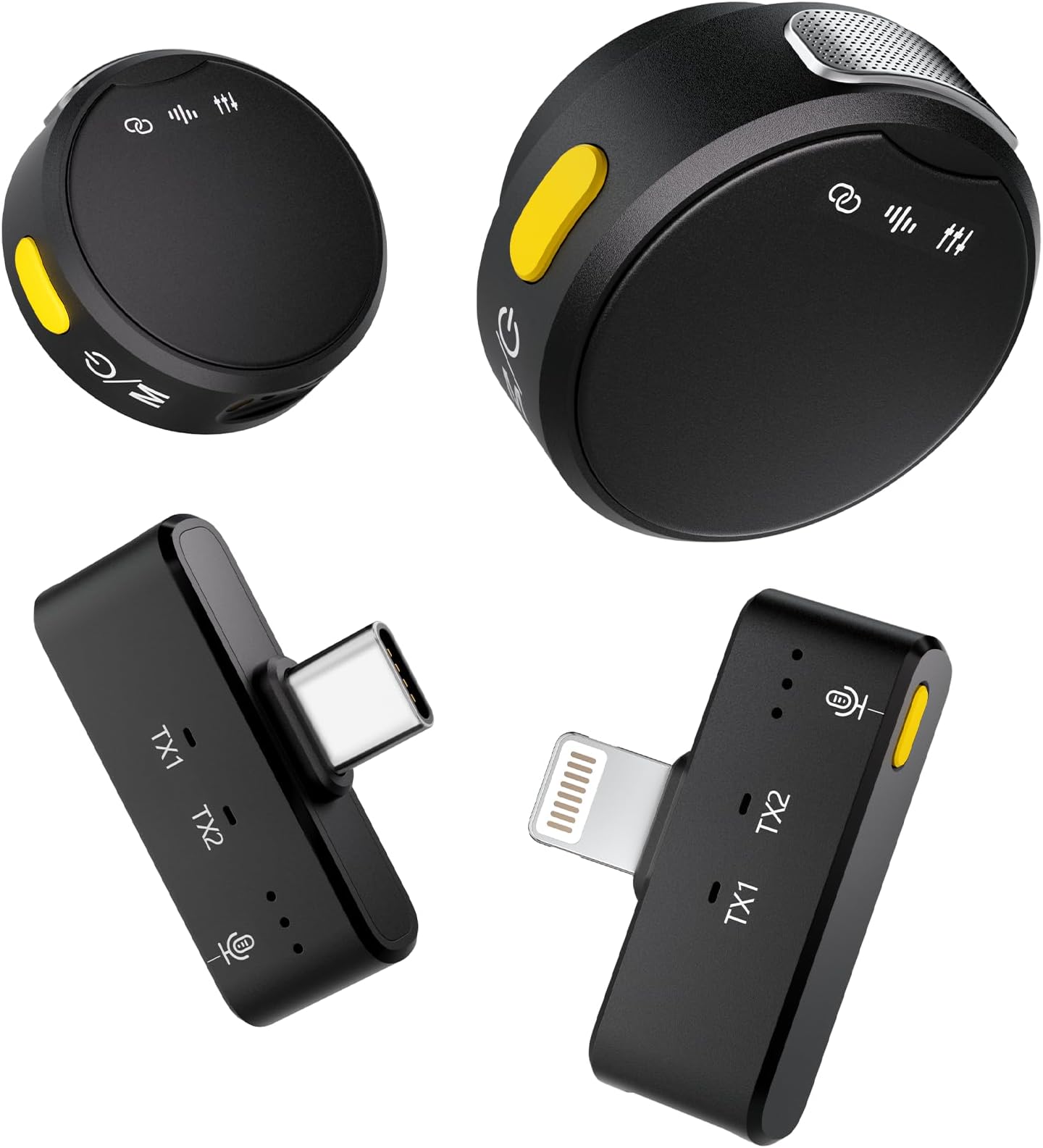 Amazon.com: Hollyland Lark M2 Wireless Lavalier Microphone for iPhone ...