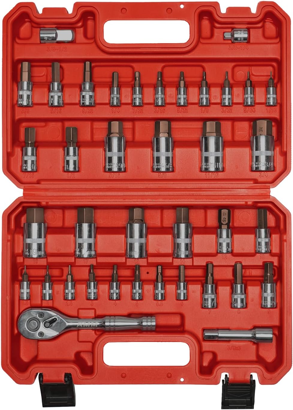 Amazon.com: Master Hex Bit Socket Set Allen Wrench Bit Kit Hex Key for ...