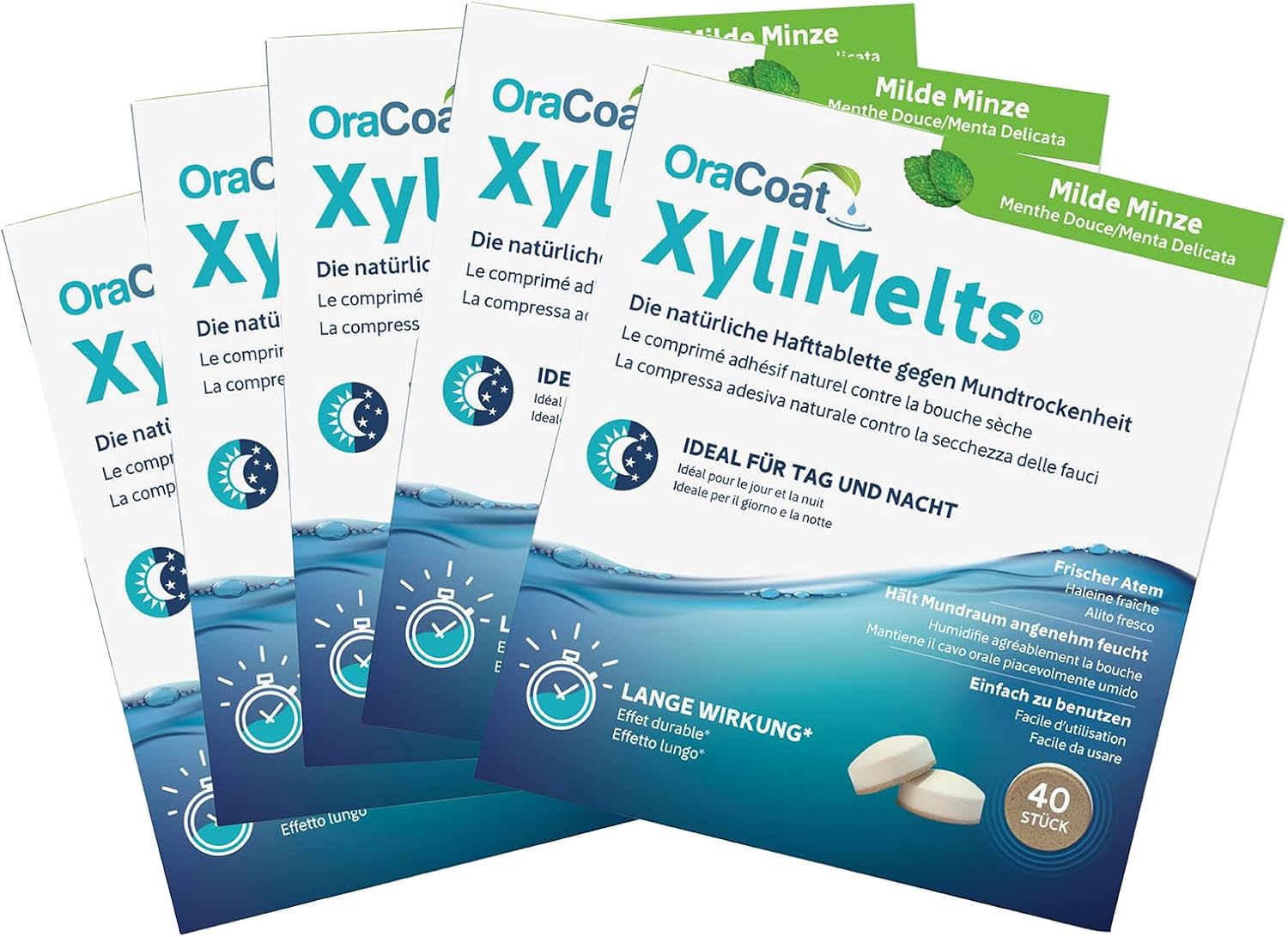 OraCoat XyliMelts - 200 Adhesive Tablets Against Tooth Decay and Dry ...