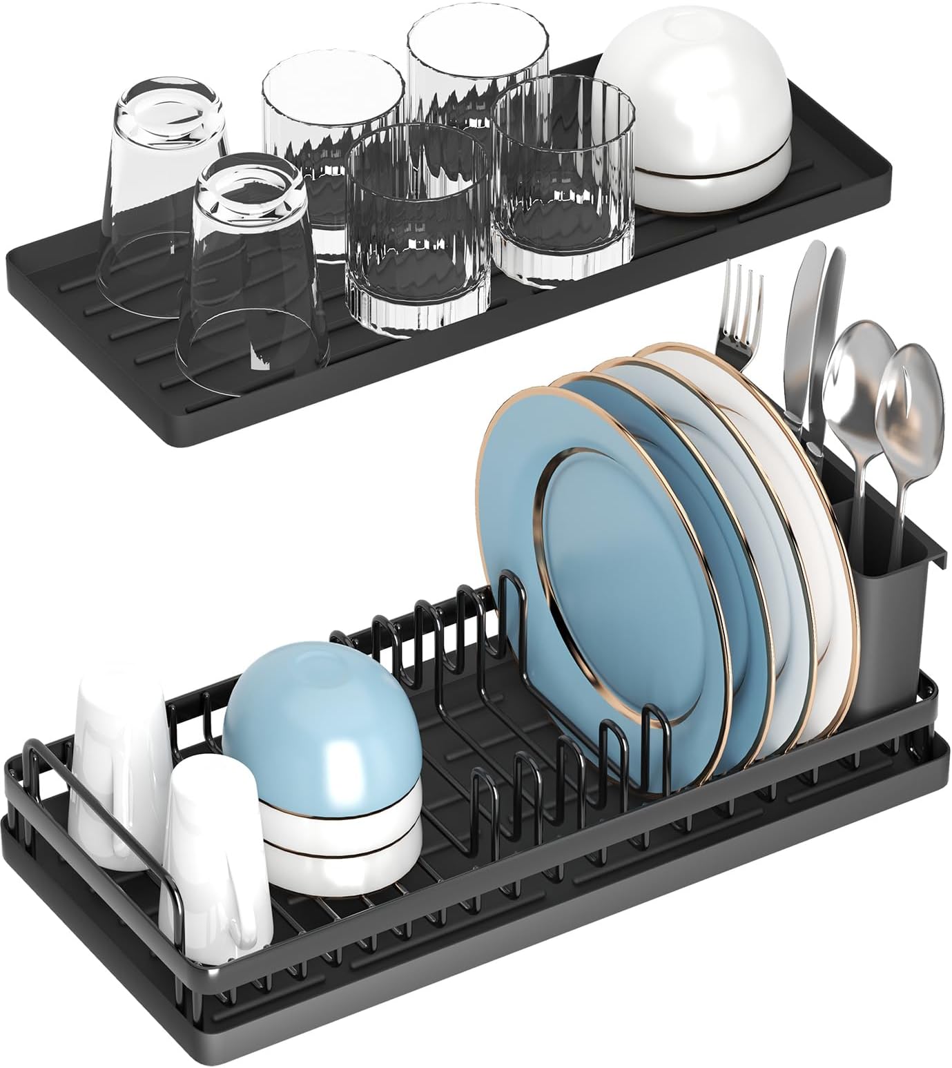 Amazon.com - ANTOPY Small Dish Drying Rack - Compact Dish Rack for ...