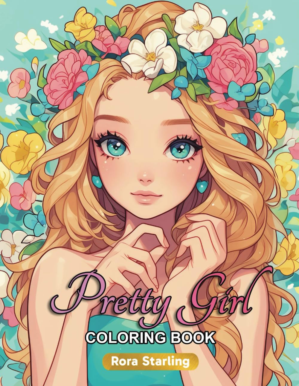 Amazon.com: Pretty Girl Coloring Book: Chic and Stylish Adventures in ...