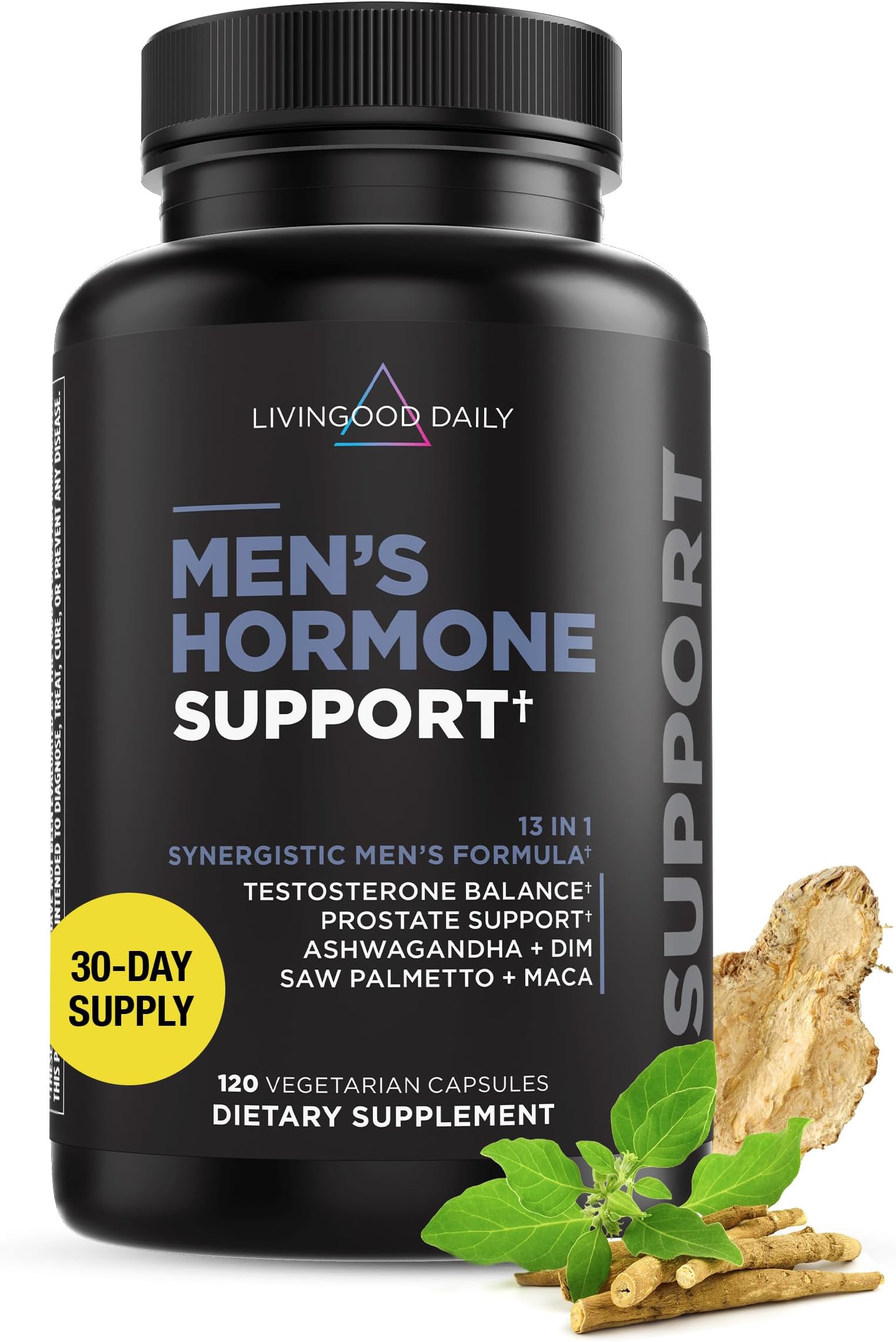 Amazon.com: Livingood Daily Men's Hormone Support Supplement for ...