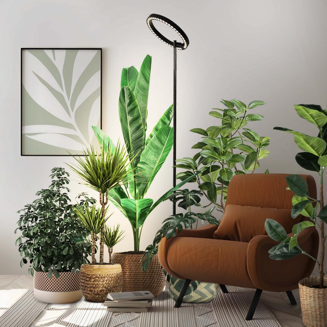 Amazon.com: Gardener's Supply Company Adjustable Floor Plant Lamp ...