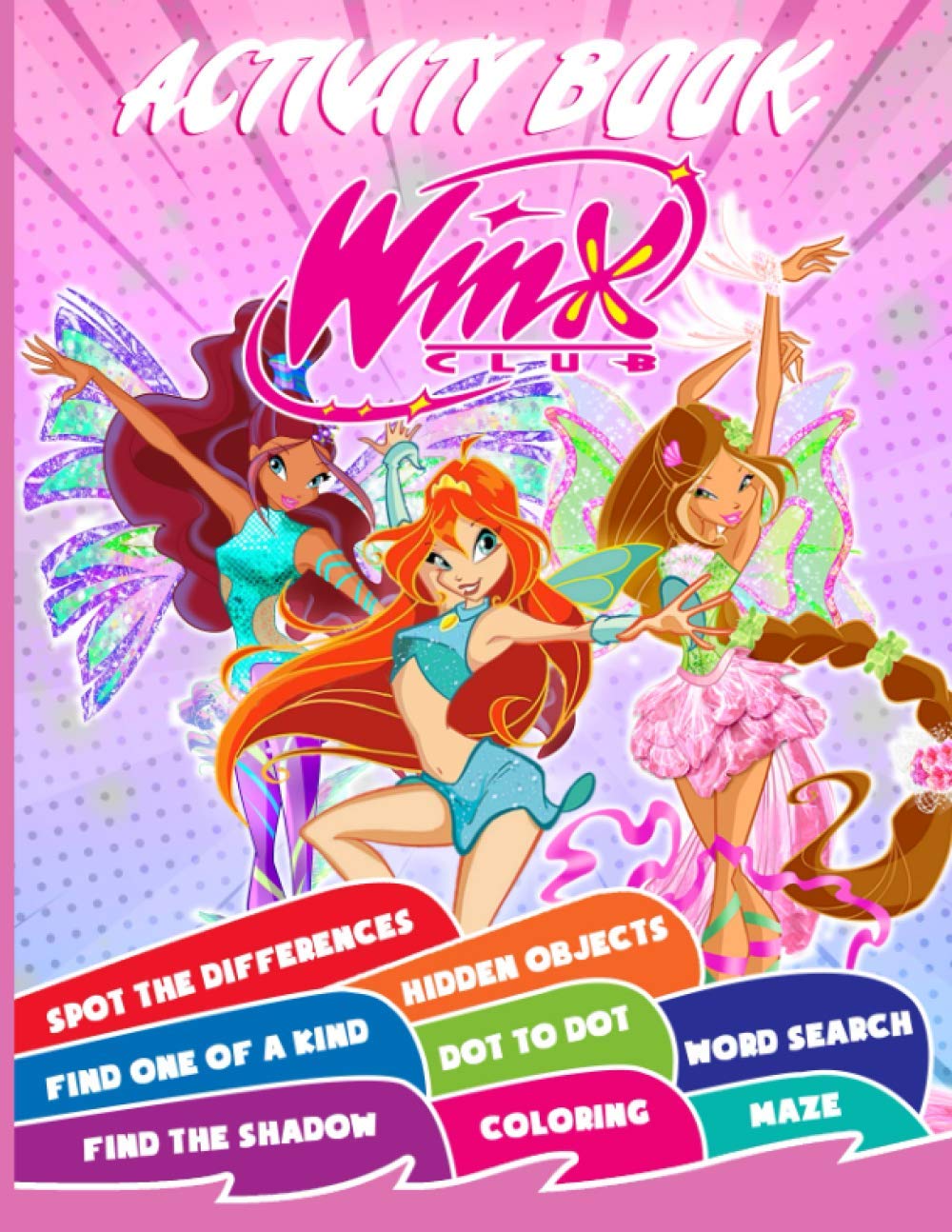 Buy Winx Club Activity Book: Coloring, Hidden Objects, Word Search ...