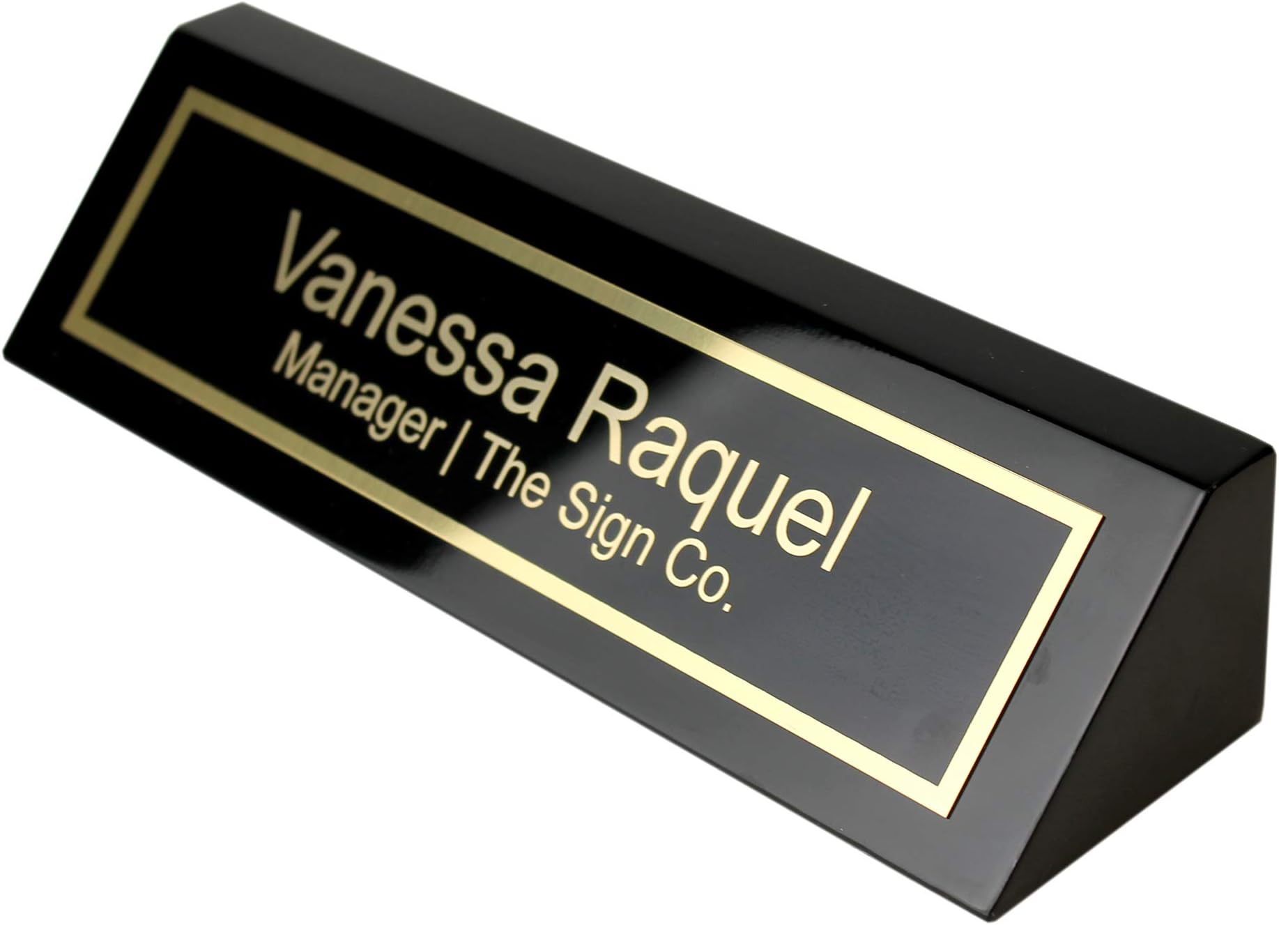Amazon.com: Personalized Office Name Plate for Desk - Custom Name Plate ...