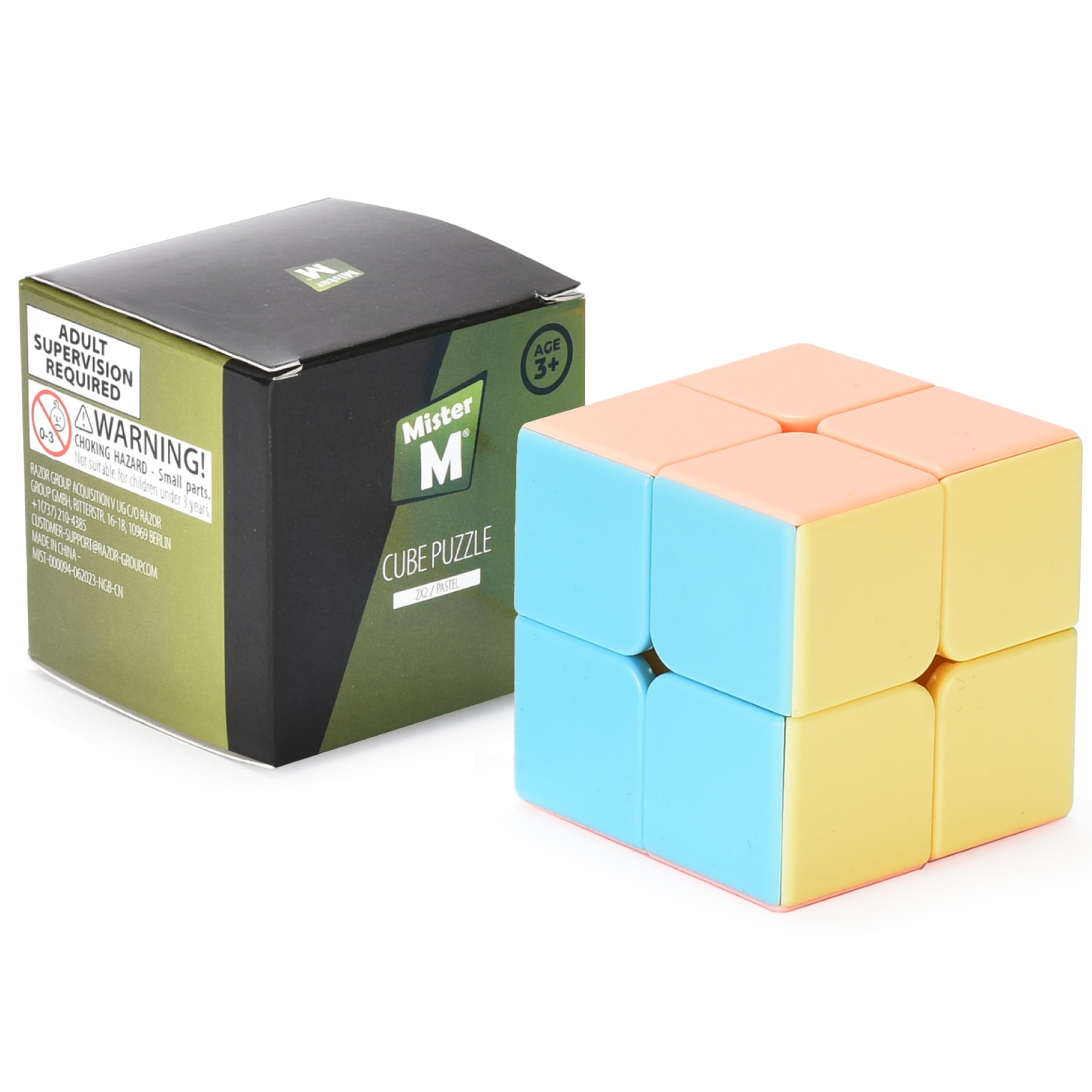 Amazon.com: MisterM Speed Magix Cube Puzzle, 2'' - 2x2 Magic Cube Toys for Cubers - Educational ...