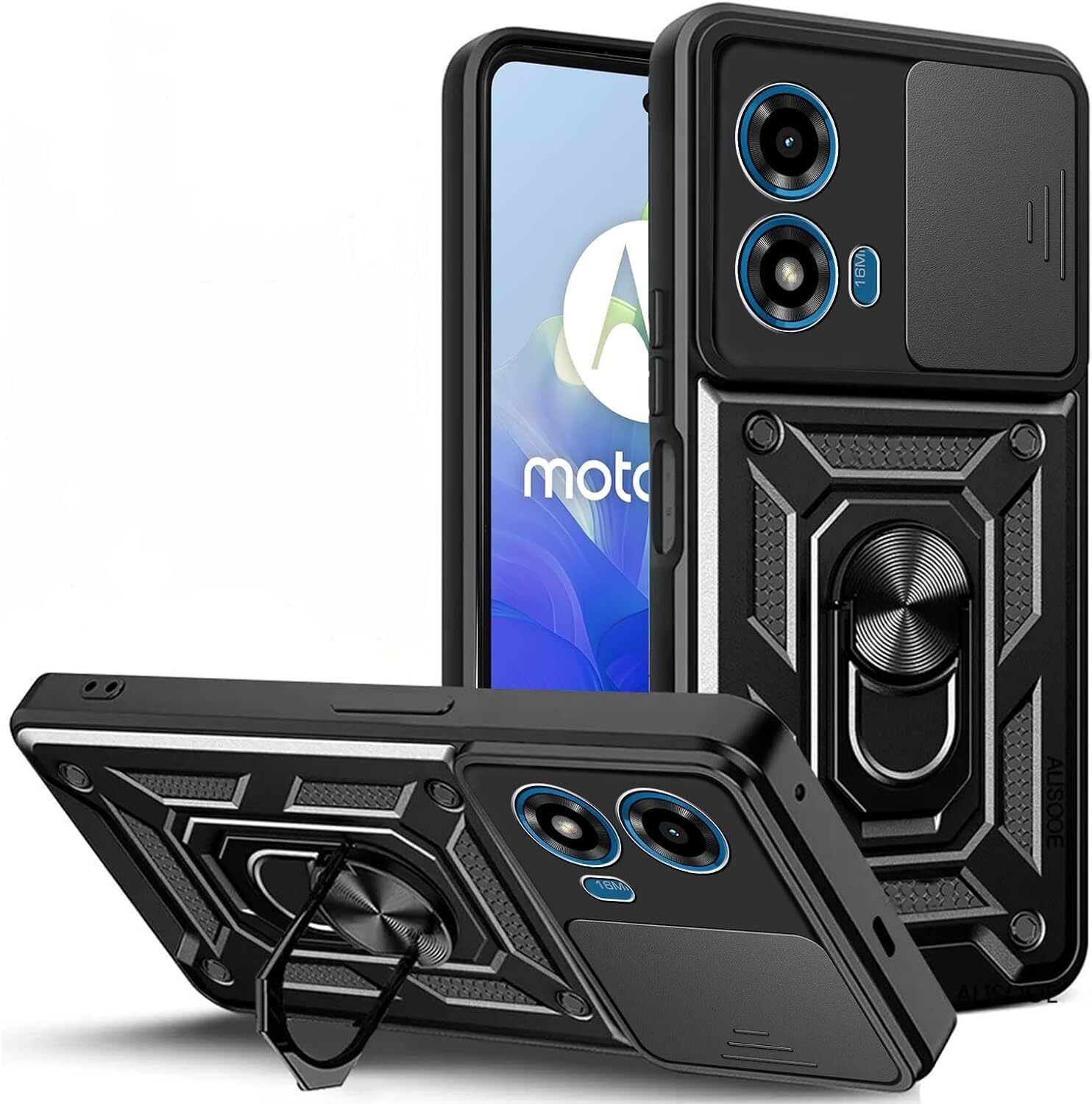 PIXFAB for Motorola Moto E14 / G04 / G04s / G24 Case, Shockproof Case ...