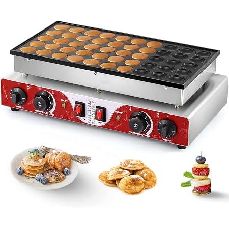 Amazon.com: Moongiantgo Mini Dutch Pancake Maker 50PCS, Commercial Non ...