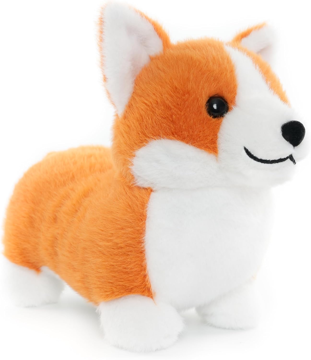 Amazon.com: WEIGEDU Corgi Plush Toy, 12 Inch Cute Stuffed Animal, Soft ...