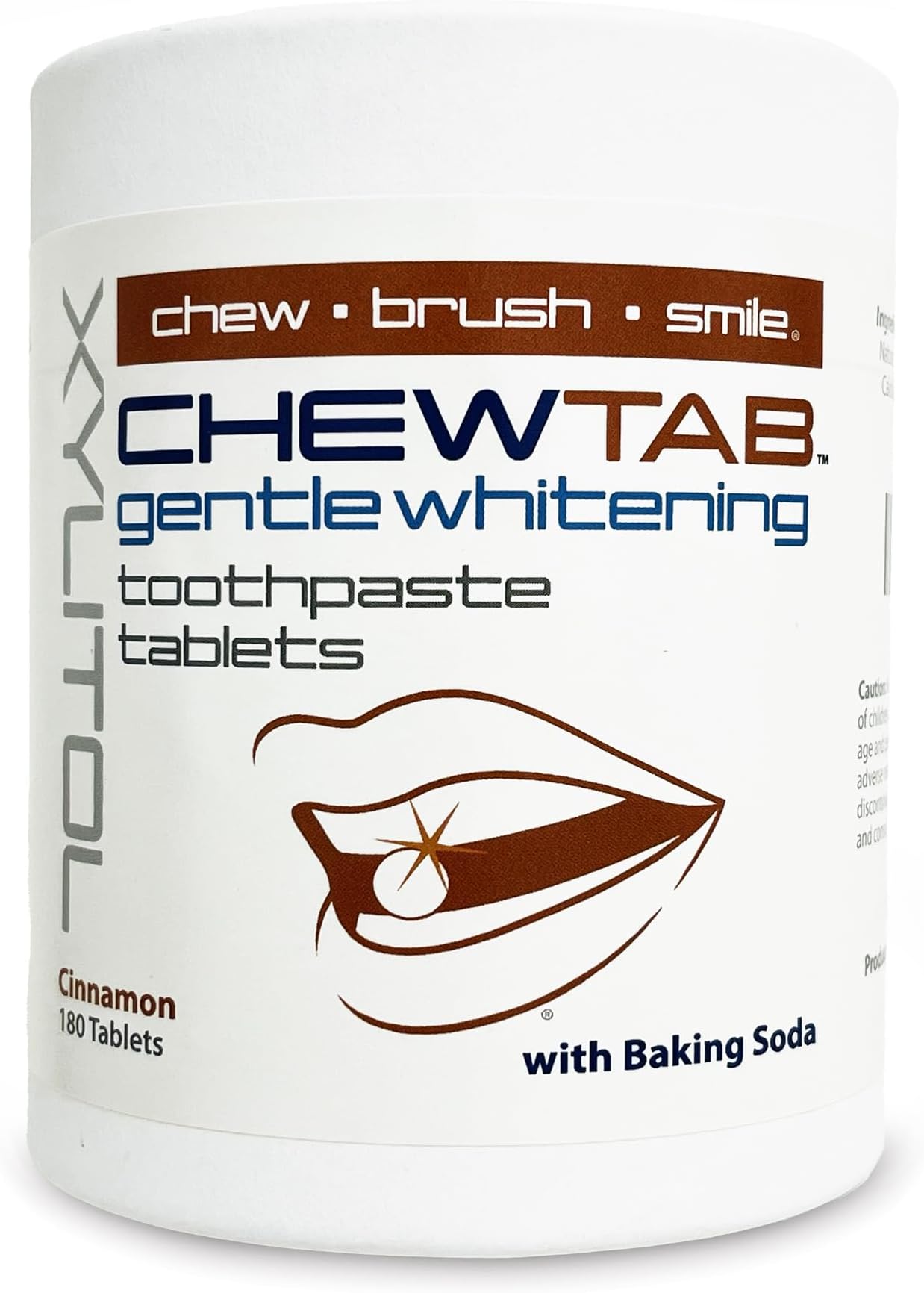 Amazon.com: Chew Brush Smile Toothpaste Tablets 120 Count (Cinnamon ...