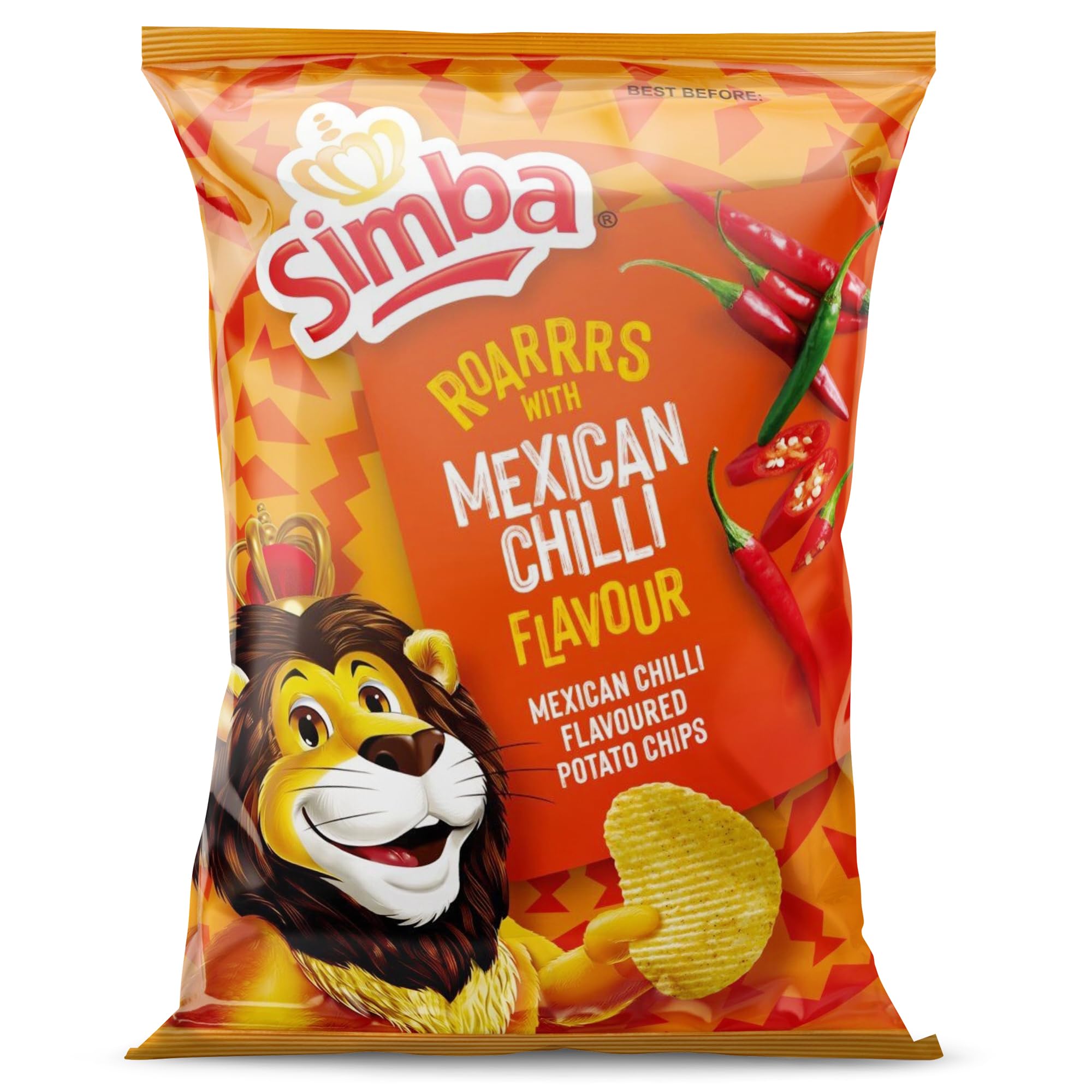 Simba LARGE Potato Chips Mexican Chilli 120g : Amazon.co.uk: Grocery