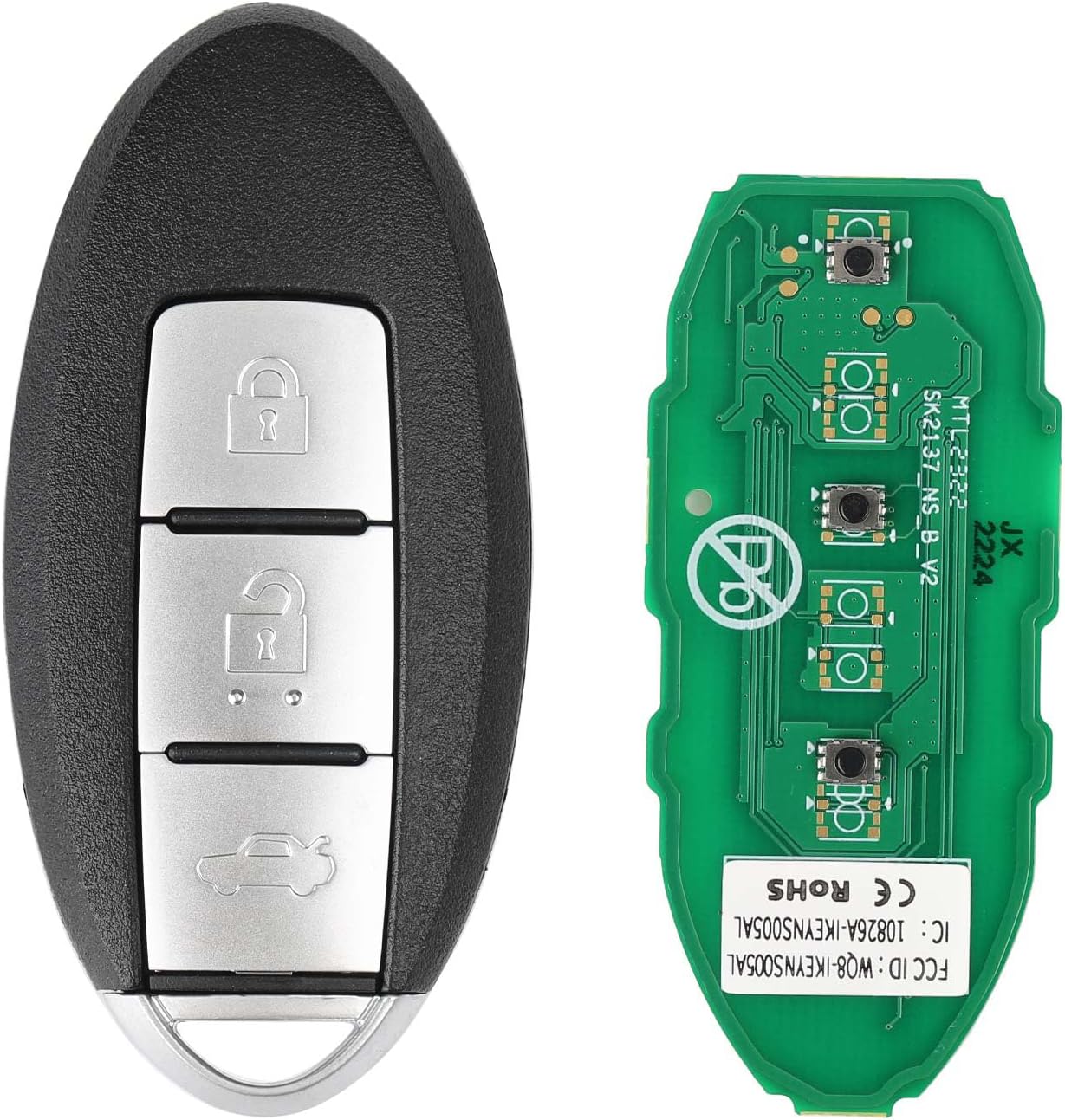 Amazon.com: Autel IKEY, IKEYNS003AL, 3 Buttons Smart Universal Key ...