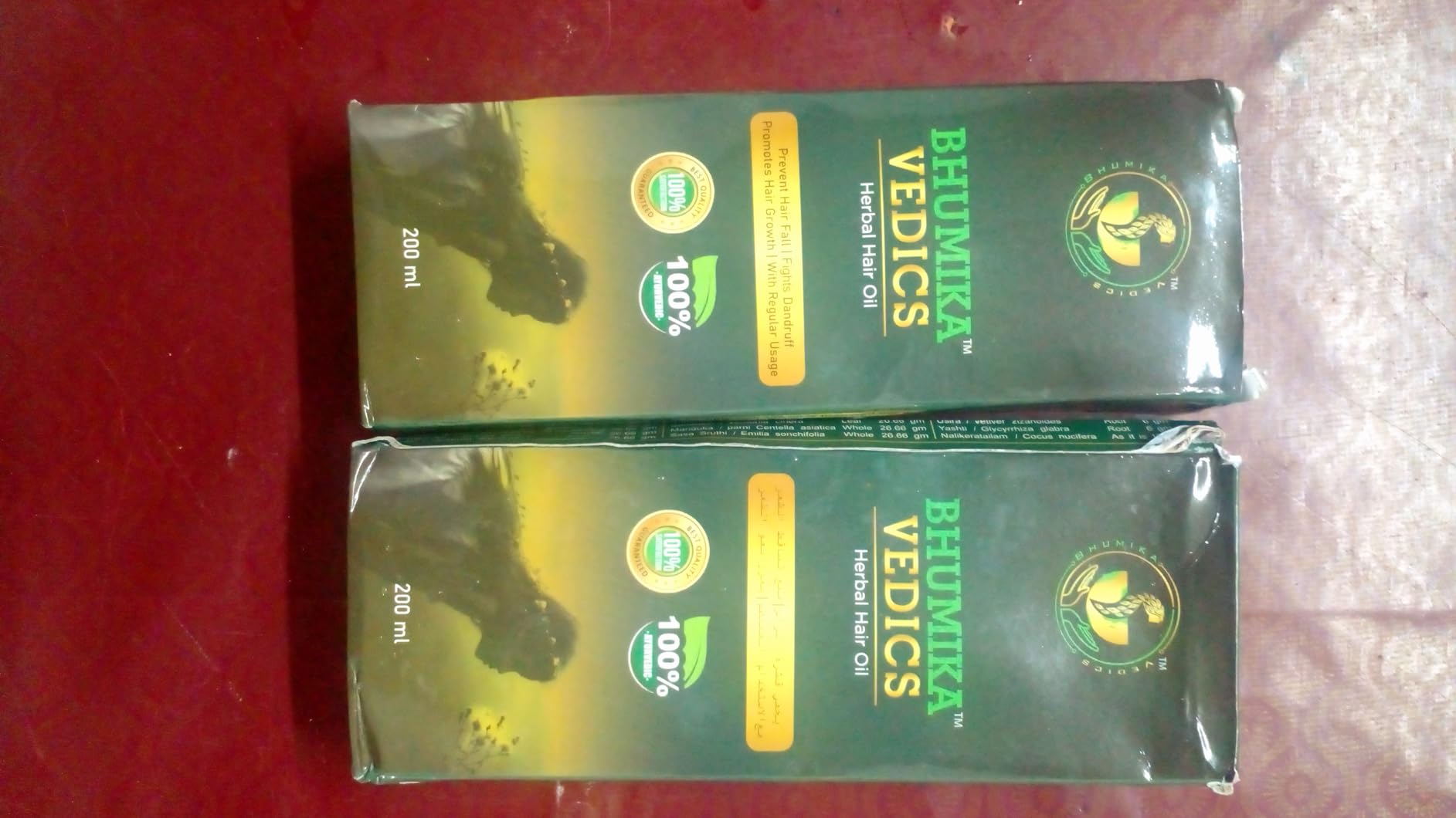 Buy Bhumika Vedics Herbal Hair Oil For Men & Women | Promotes Hair ...