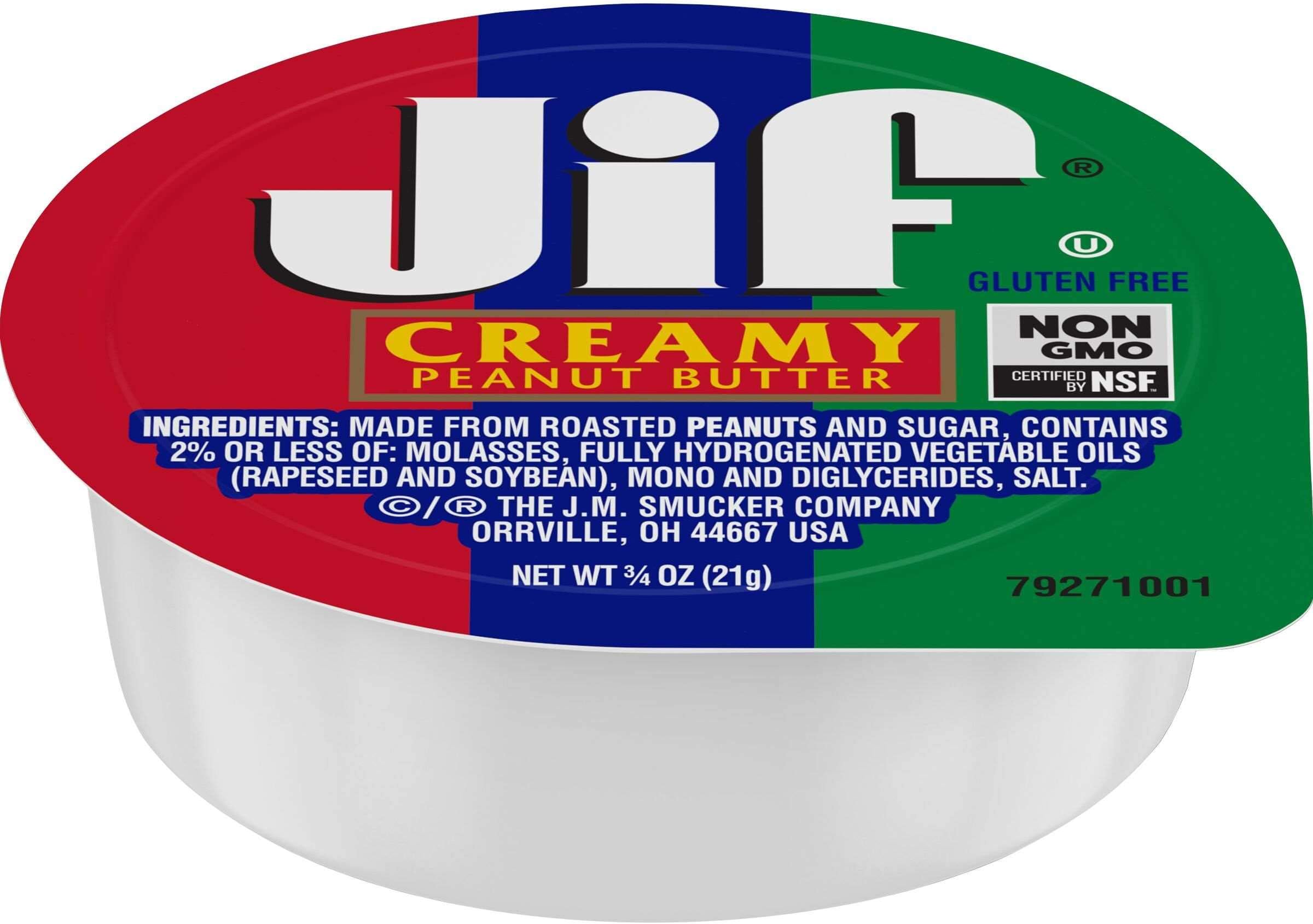 Amazon.com : Jif To Go Creamy Peanut Butter, 1.1 Ounce (8 Pack ...
