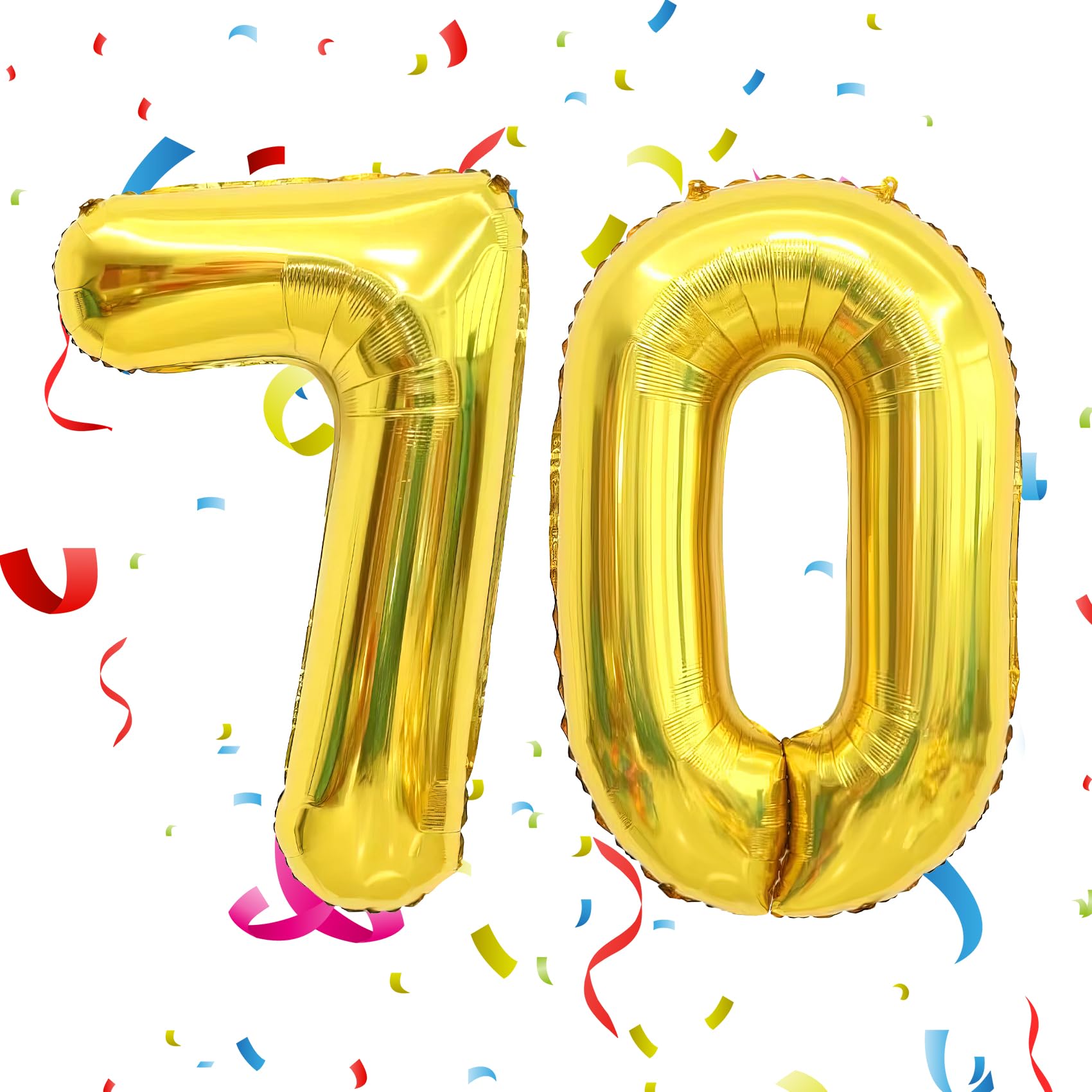 Snapklik.com : 40inch 70th Birthday Decorations Men 70 Balloon Numbers ...
