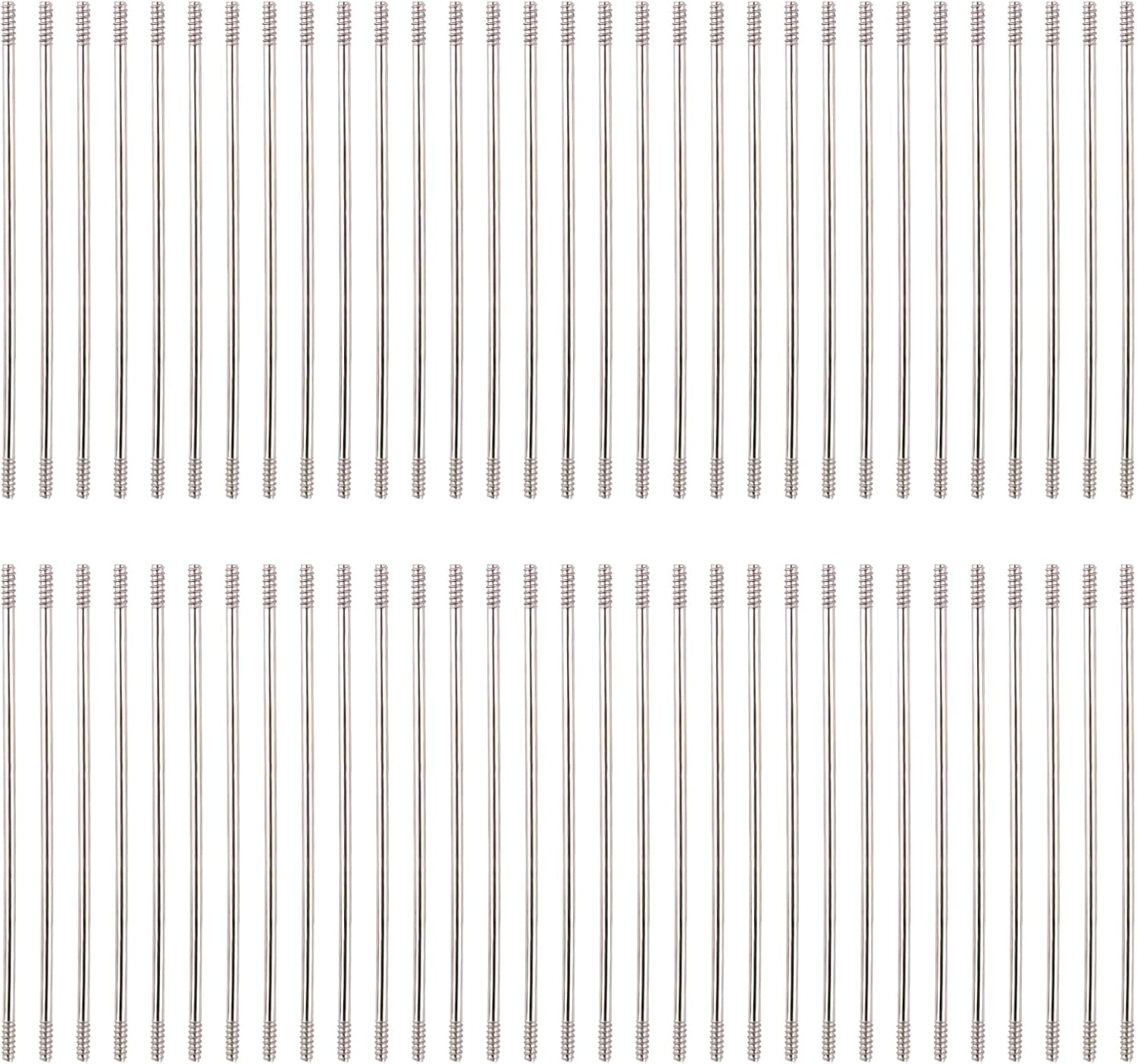 Amazon.com : Apoukmty 100 pcs Beadable DIY Metal Blank Bar, Rust ...