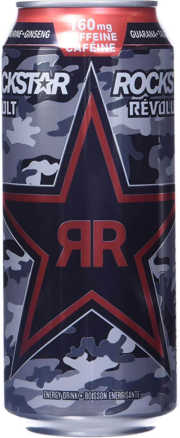 Rockstar Energy Drink Revolt Black Cherry