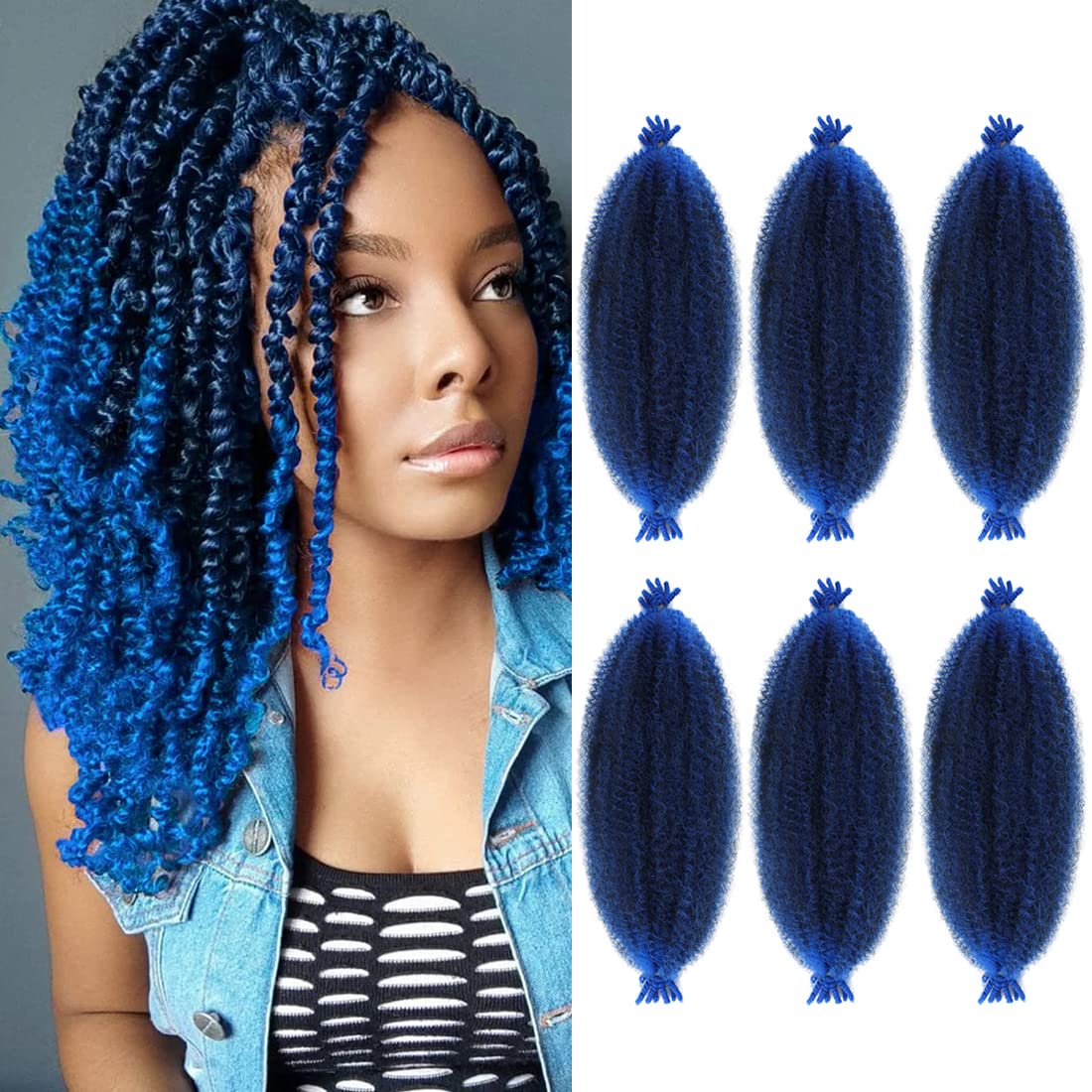 Blue Marley Hair