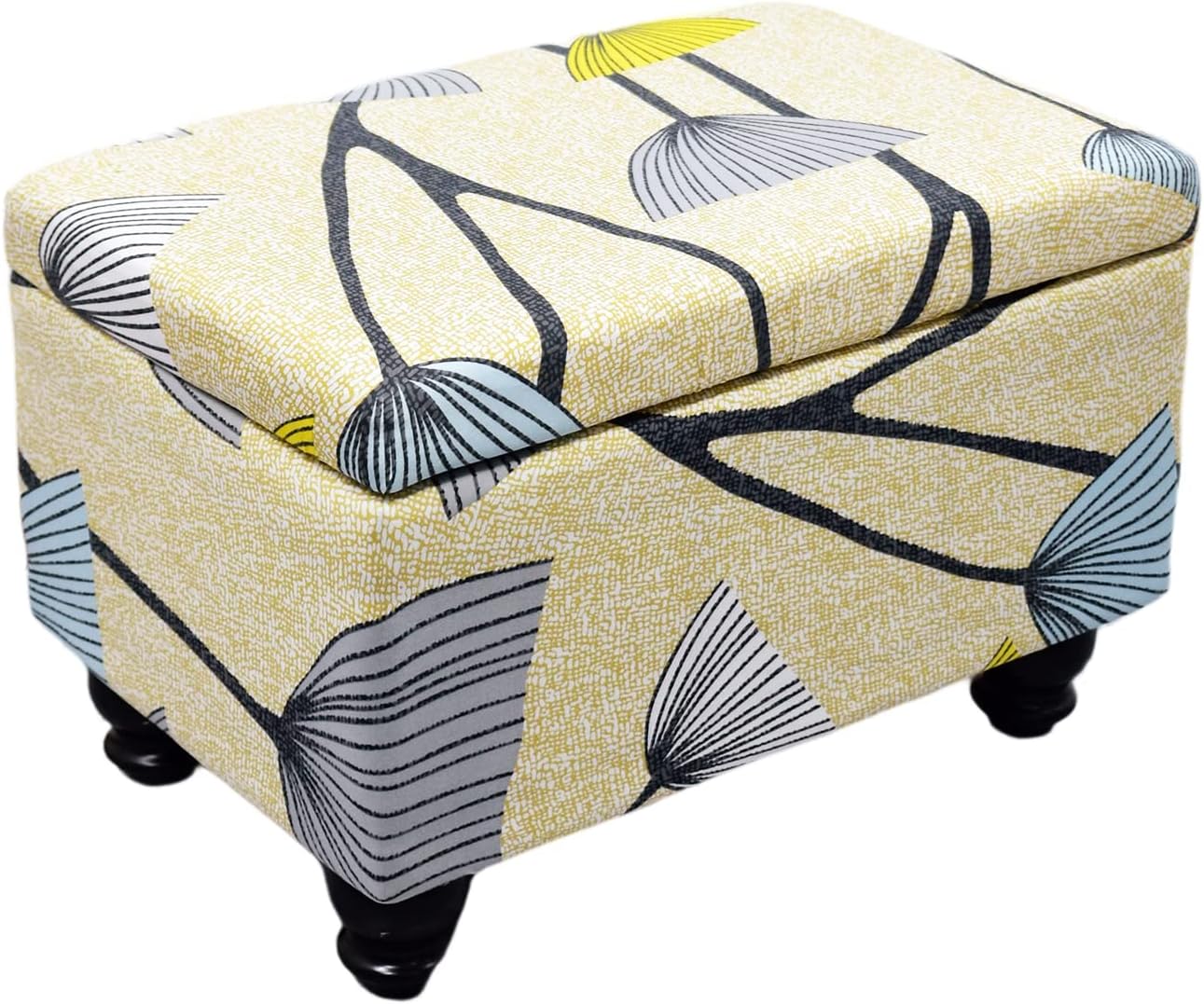Amazon.com: KRFOONN Rectangle Ottoman Covers Stretch Storage Ottoman ...