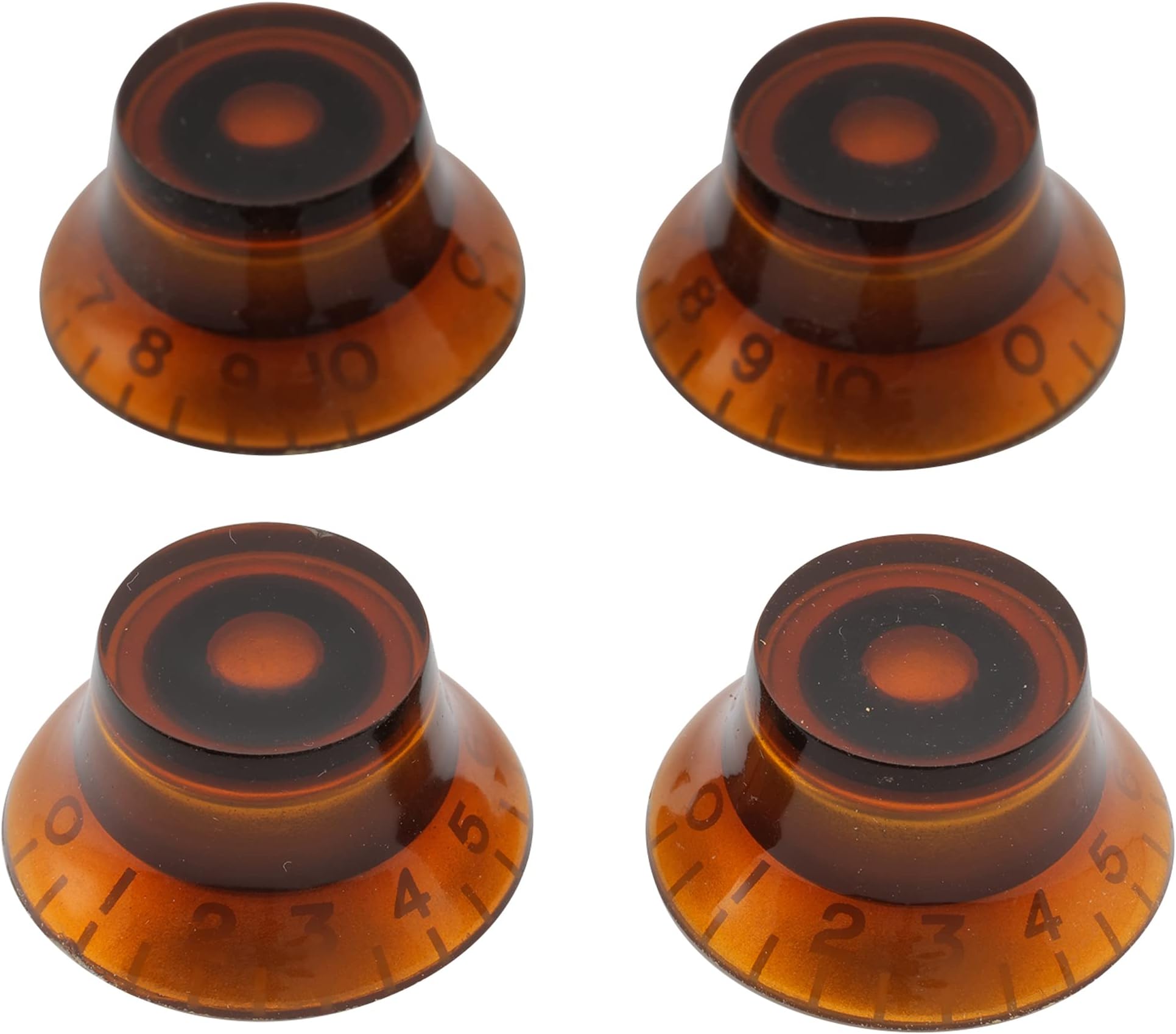 Amazon.com: Musiclily Metric LP Guitar Top Hat Bell Knobs Tone Volume ...