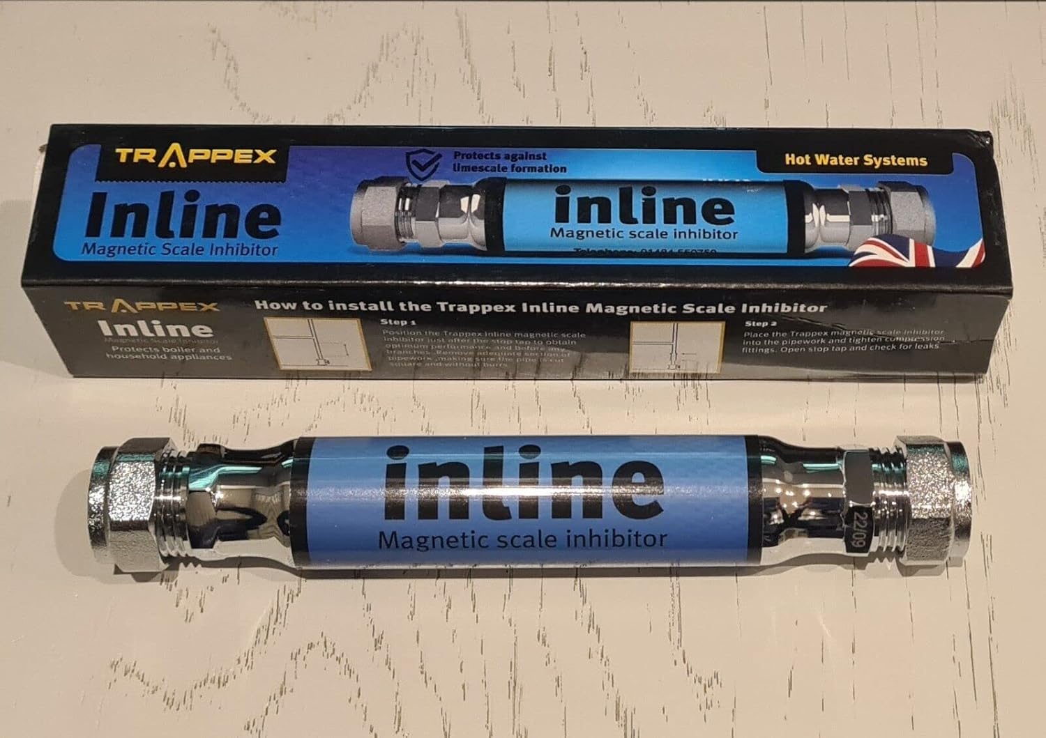 TRAPPEX Inline Scale Reducer Inhibitor 15mm Compression Magnetic ...