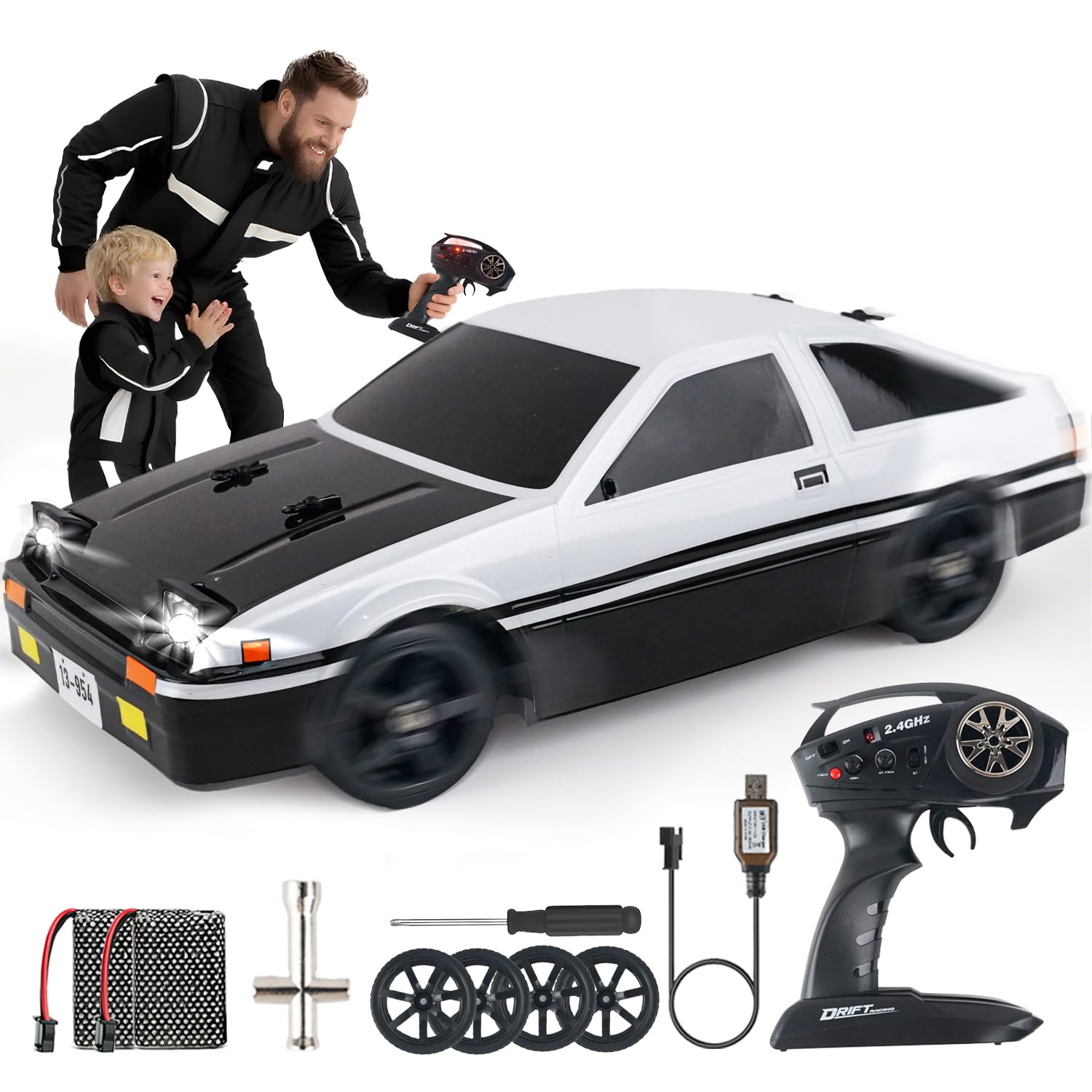SANCO 1:12 Scale Hobby RC Car, 4WD 18.65 Mph High Speed RC Drift Car ...