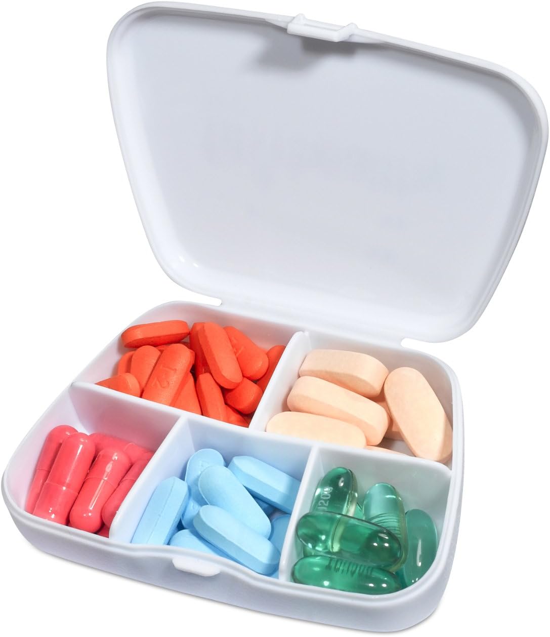 Amazon.com: Vitaminder Pocket Pill, Divided Pill Case, 60 Tablets ...