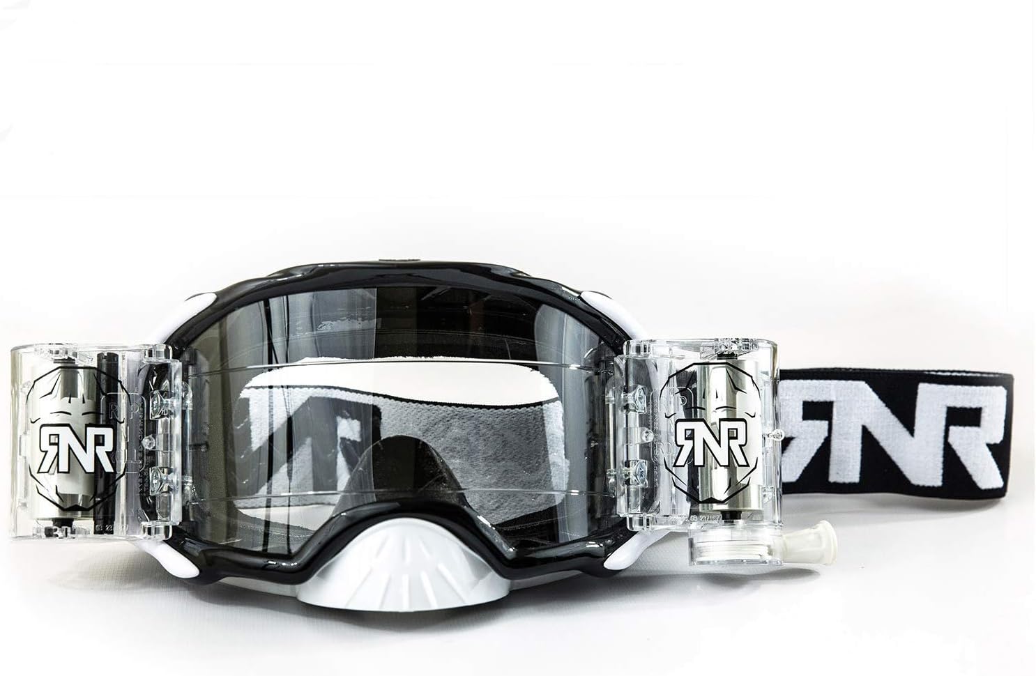 Rip N Roll Platinum Goggle Black with 48mm Wide Vision System : Amazon ...