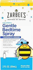 Amazon.com: Zarbee's Gentle Bedtime Kids Sleep Spray, Chamomile ...
