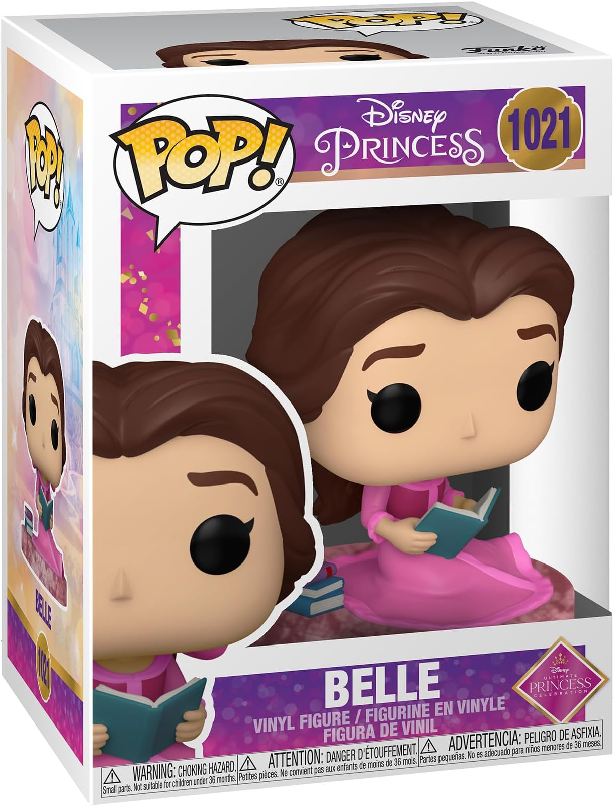 Amazon.com: Funko Pop Disney: Ultimate Princess - Belle - Disney ...