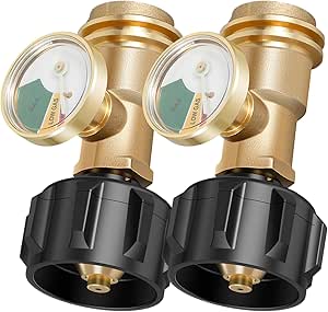 Amazon.com: QENWKXZ 2Pcs Propane Tank Gauge Level Indicator Premium ...