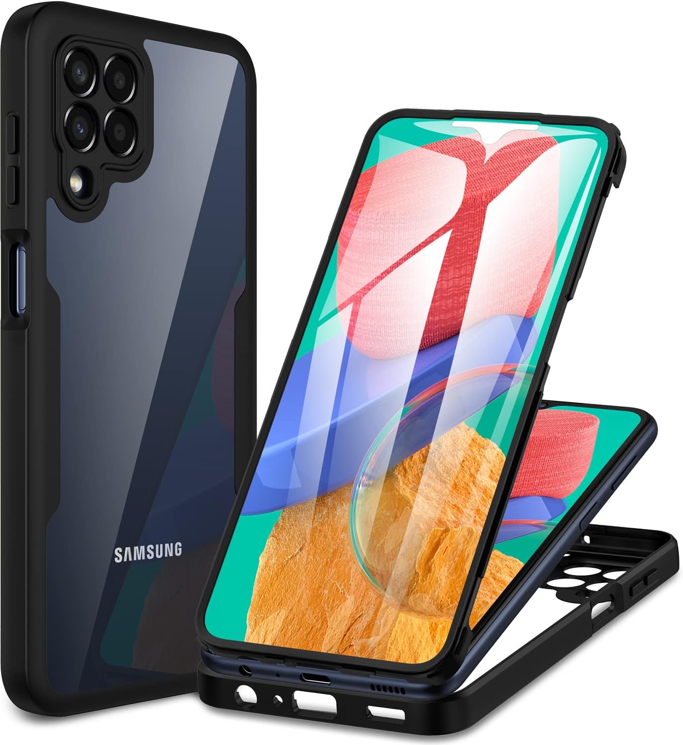 CENHUFO Coque Samsung S23 5G, Antichoc Housse avec Protection d'écran ...