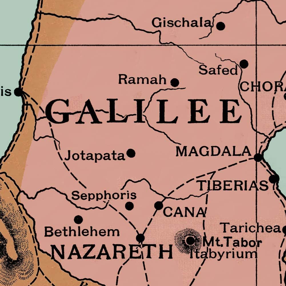 Antiguos Maps Palestine In The Time Of Jesus 4 Bc | Desertcart KUWAIT