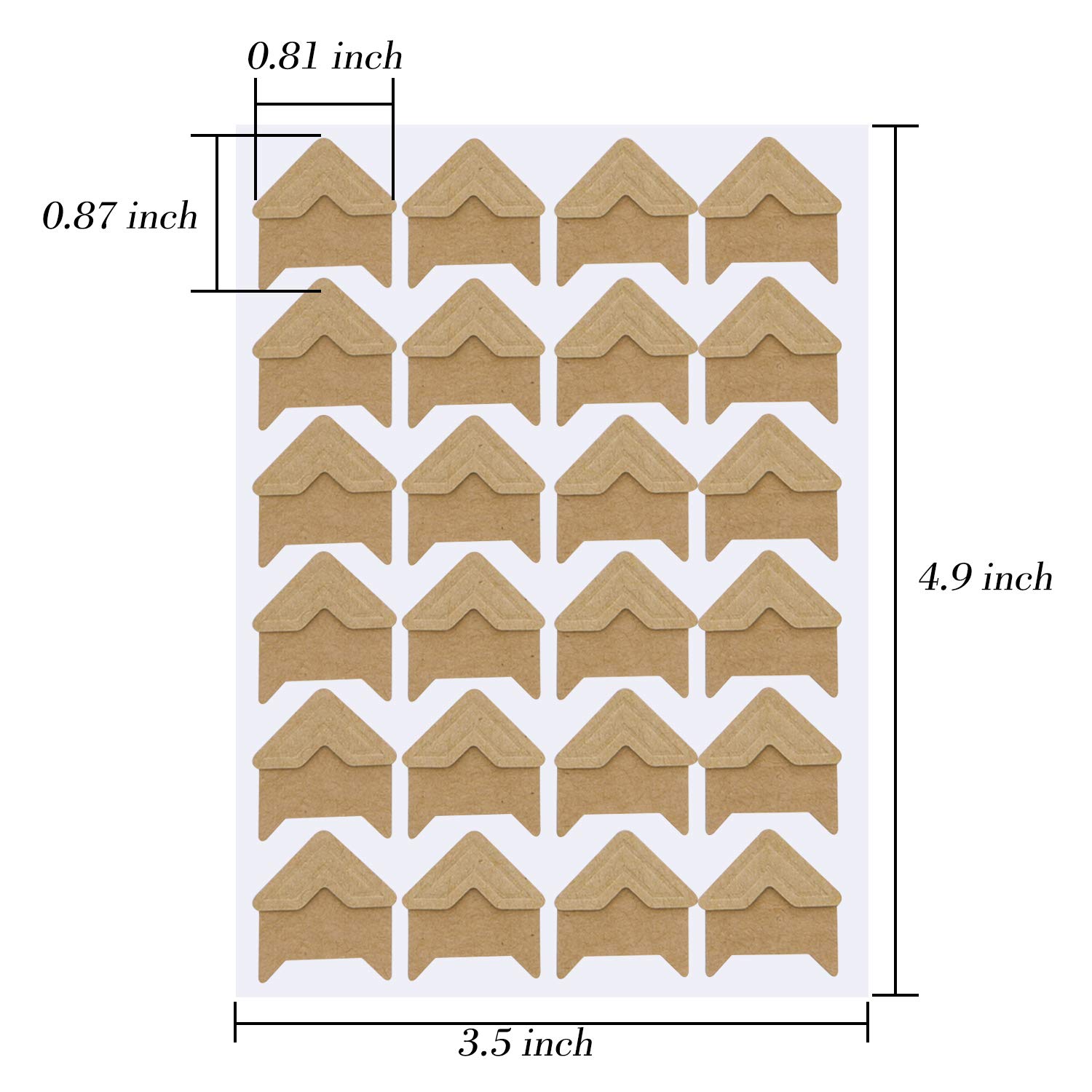 Snapklik.com : Sunmns 12 Sheets Photo Corners Stickers, Picture Films ...