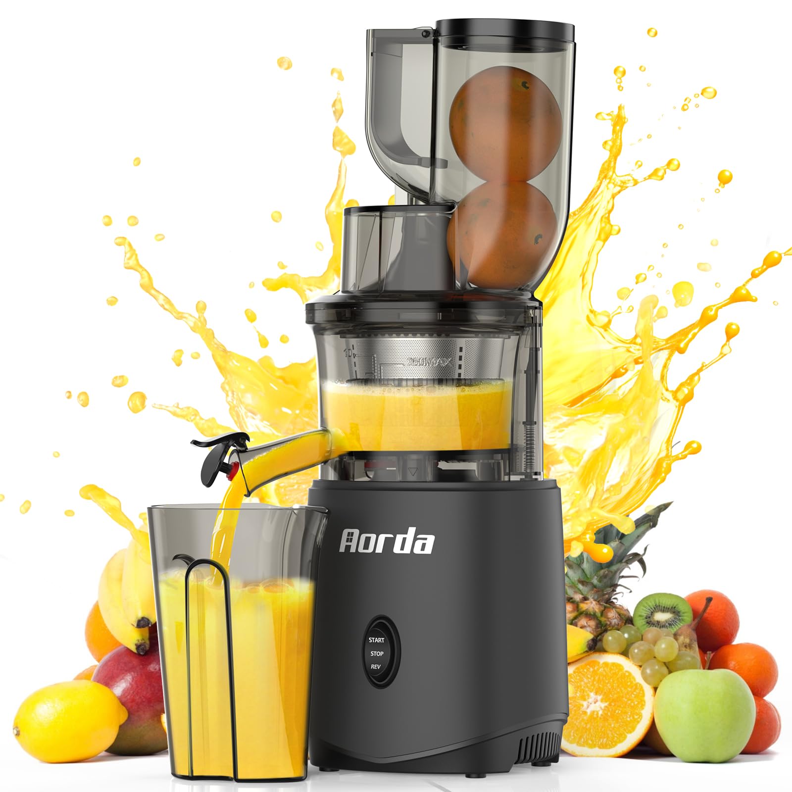 Amazon.com: Cold Press Slow Masticating Juicer: Powerful Cold Pressed ...