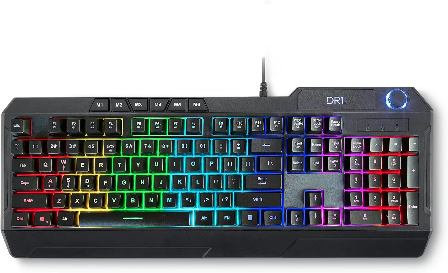 DR1TECH [Amazon Exclusive] Wasp Tastiera RGB da Gaming per PC ...