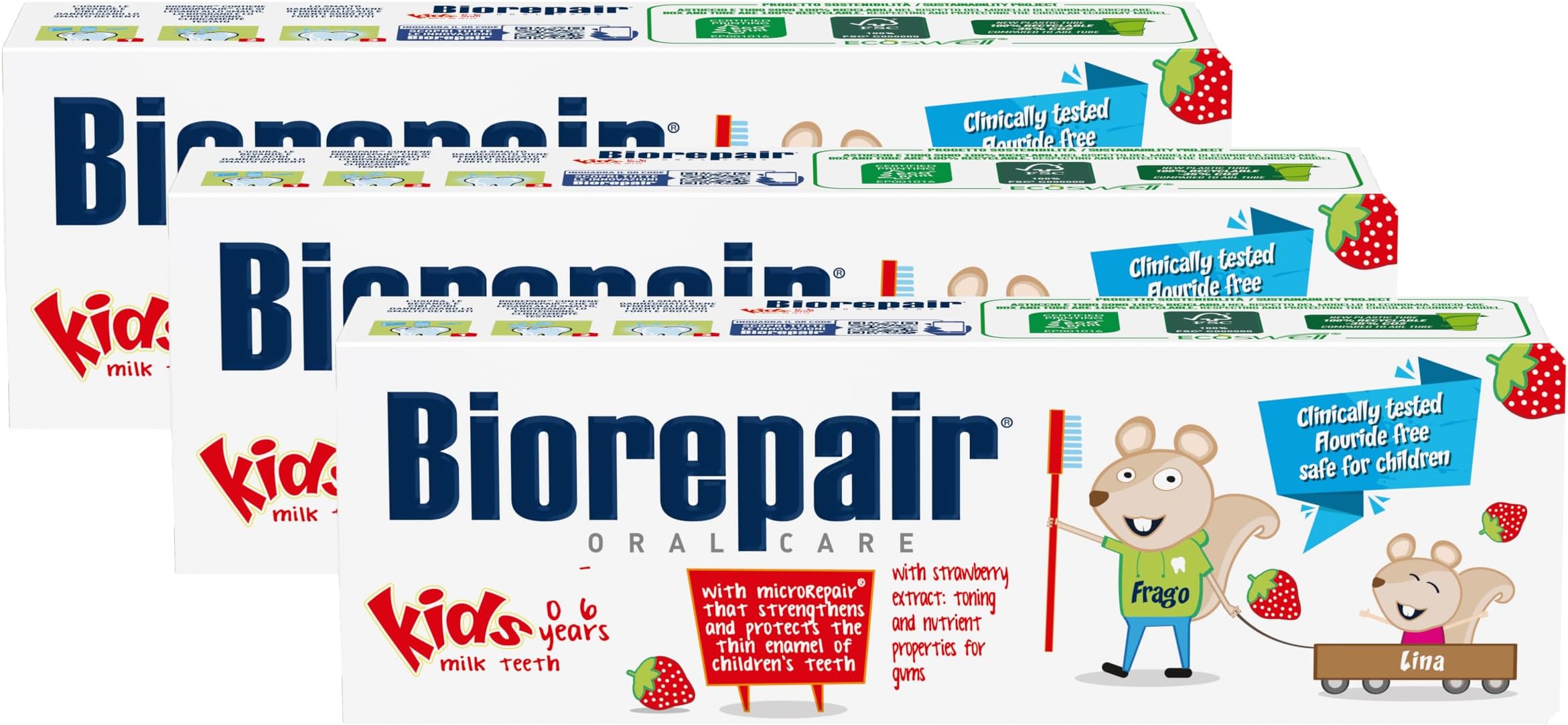 Amazon.com: Biorepair Kids Toothpaste w/microRepair Hydroxyapatite ...
