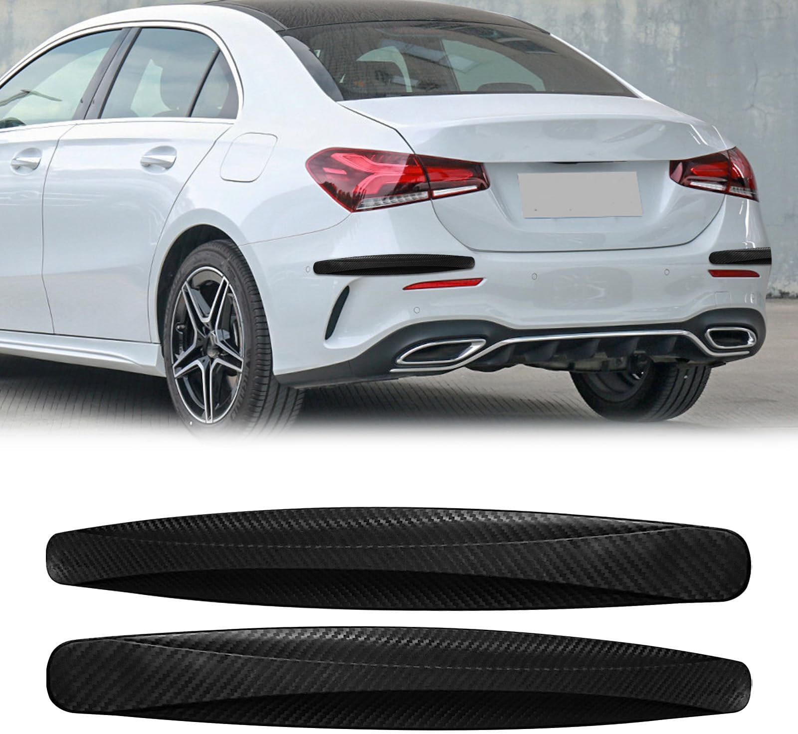 Amazon.com: ramuel Car Bumper Guard Universal Rubber Bumper Protector ...