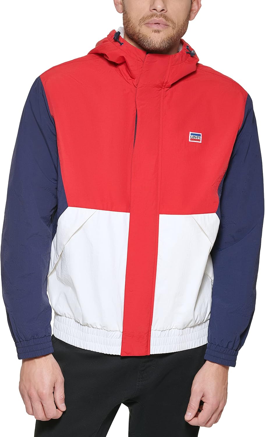 Levi's Men's Retro Color Block Windbreaker